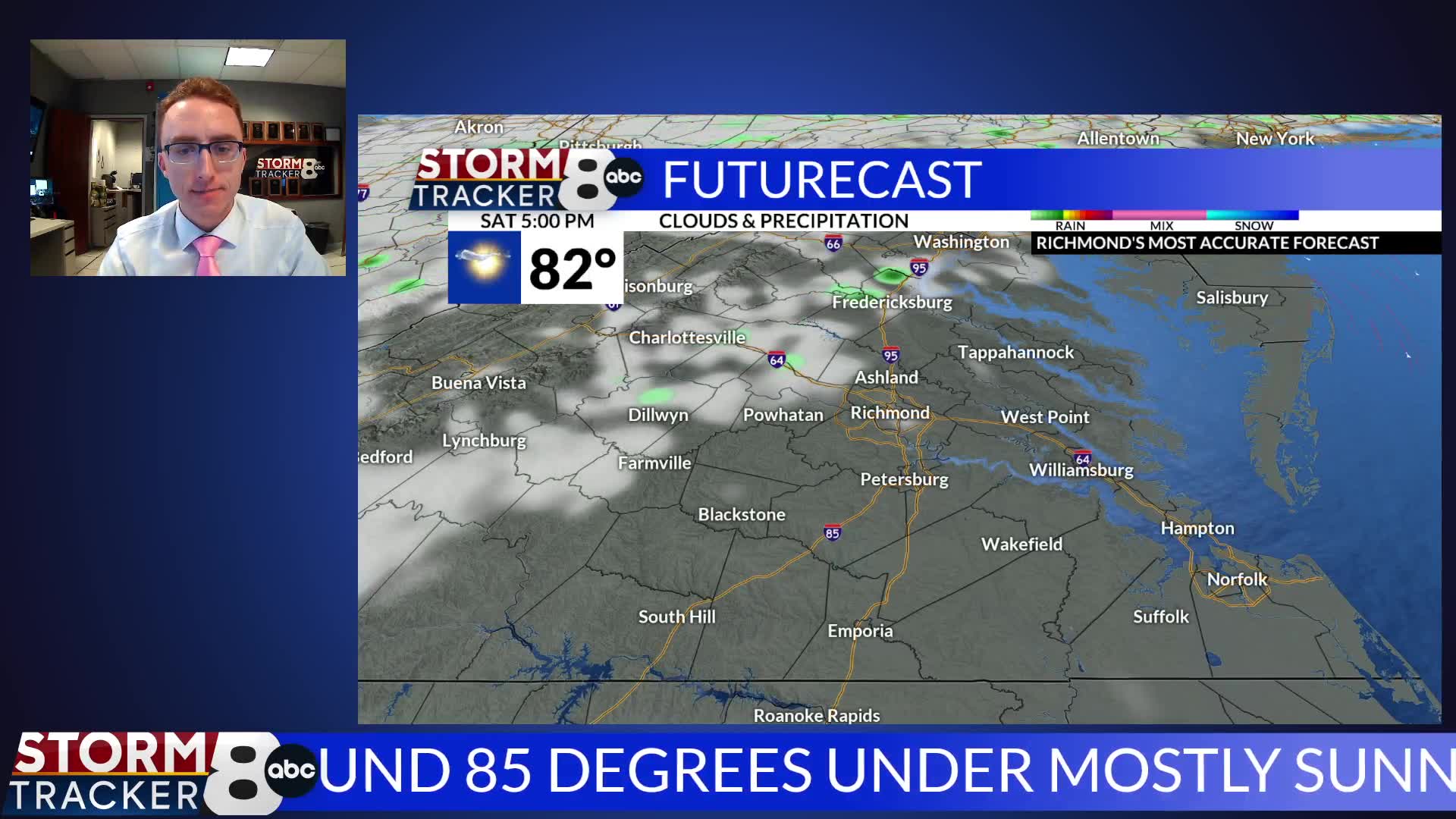 Saturday Late Morning Forecast Update – WRIC ABC 8News