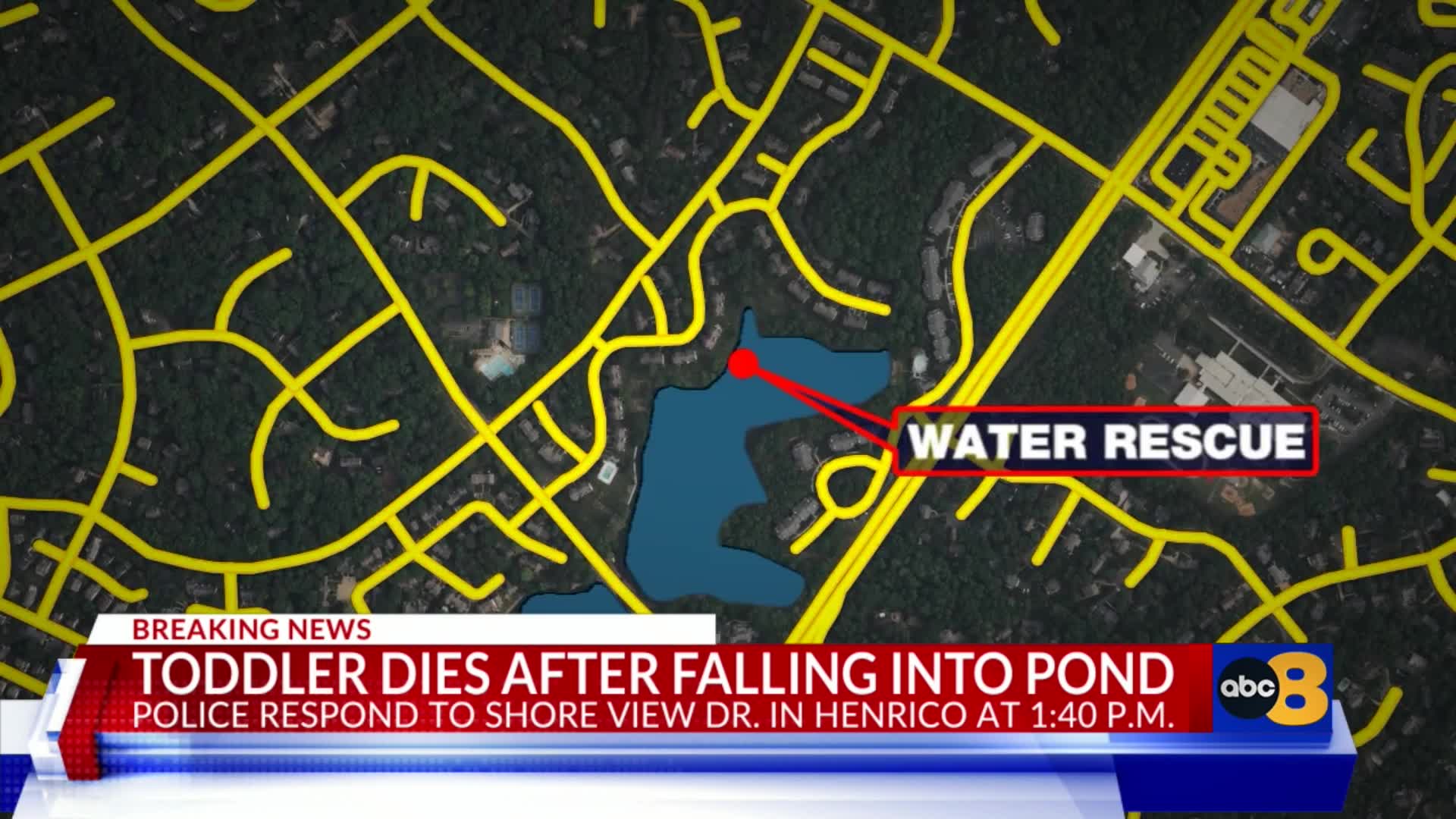 Toddler dies after rescue at Henrico pond on freezing day – WRIC ABC 8News