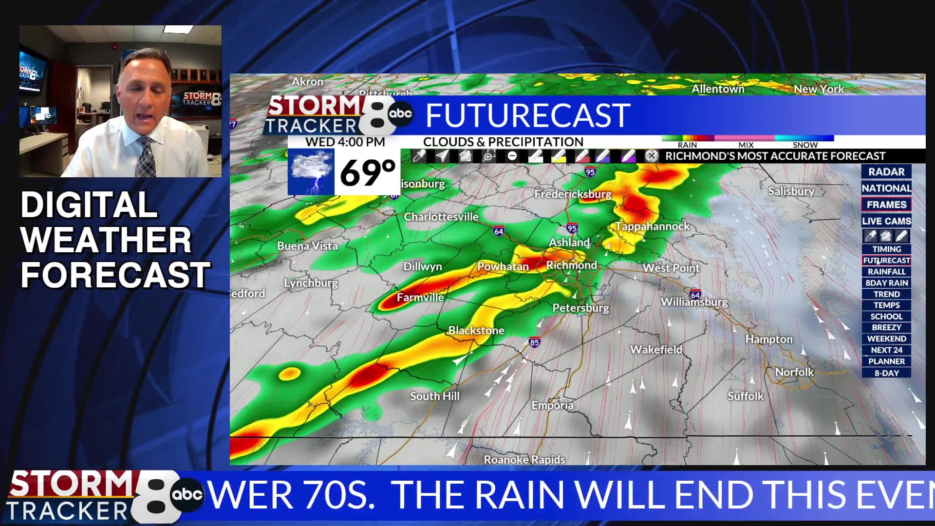 Digital Weather Forecast 10am – WRIC ABC 8News