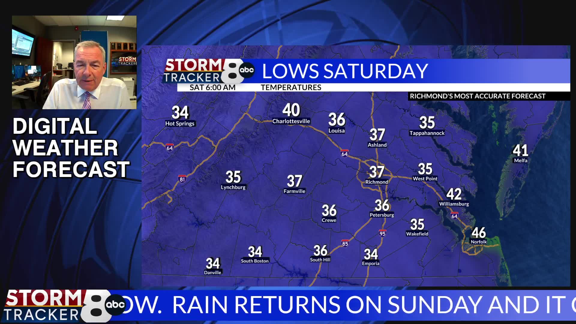 Friday Overnight Forecast – WRIC ABC 8News