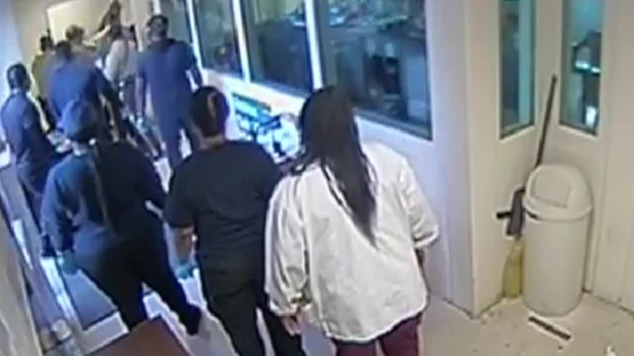 Security camera footage of Irvo Otieno being brought into Central State ...