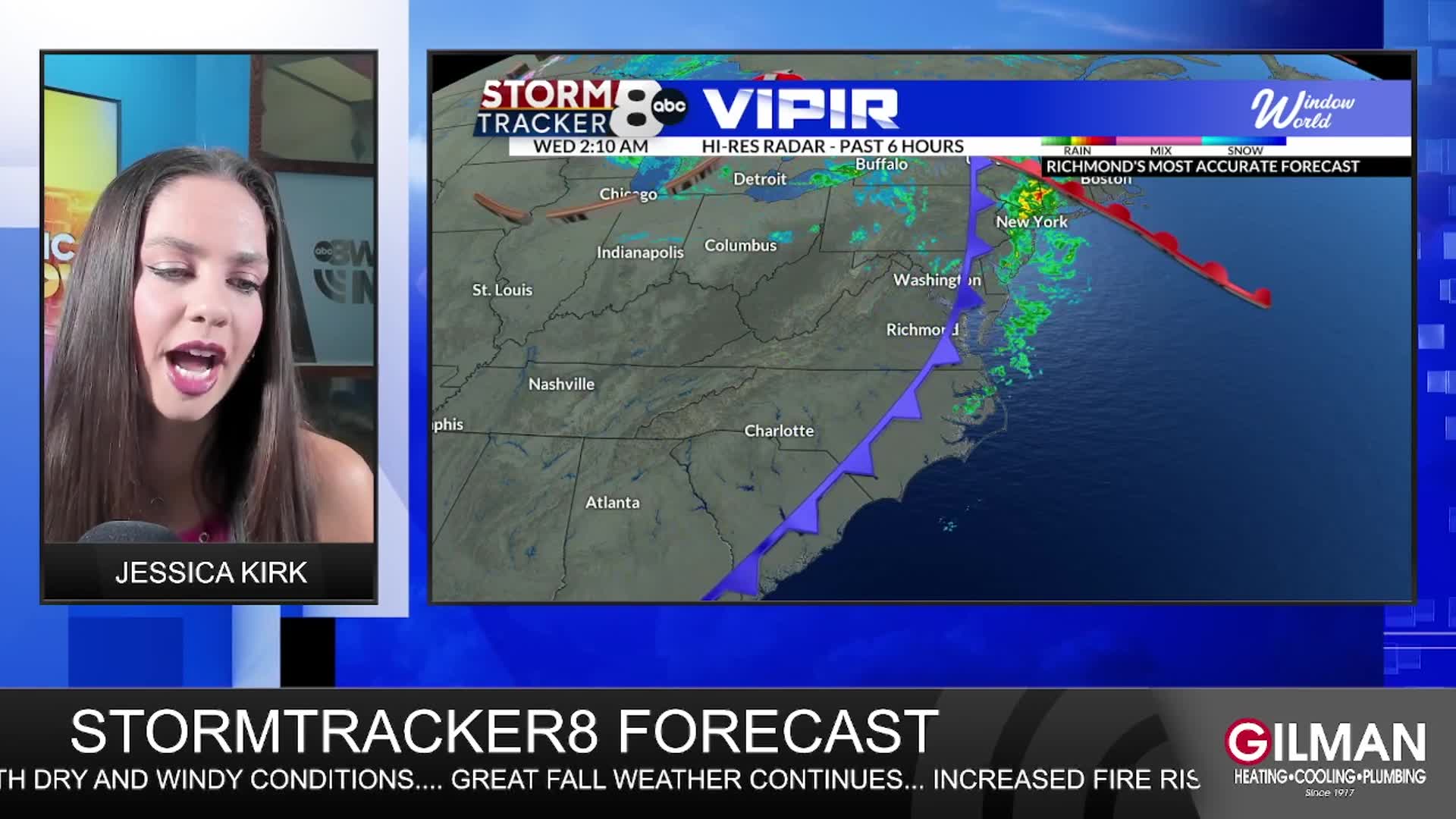 StormTracker8 Wednesday Forecast – WRIC ABC 8News