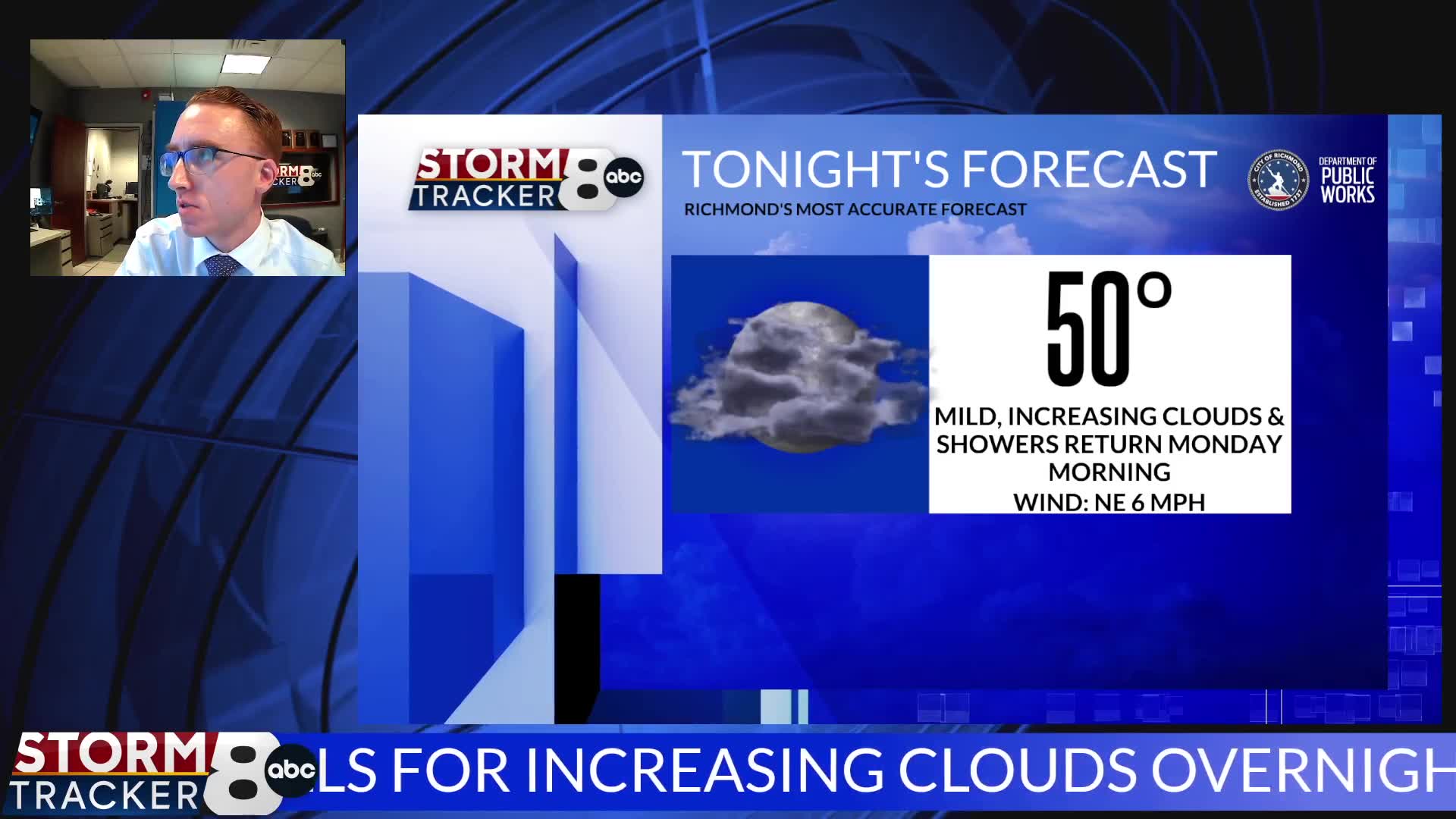 Sunday Digital Weather Update 5:40PM – WRIC ABC 8News