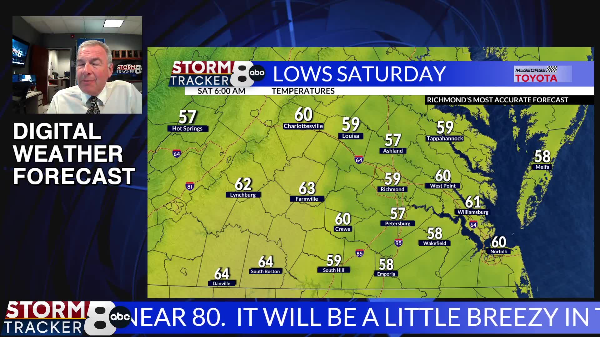 Friday Overnight Forecast – WRIC ABC 8News