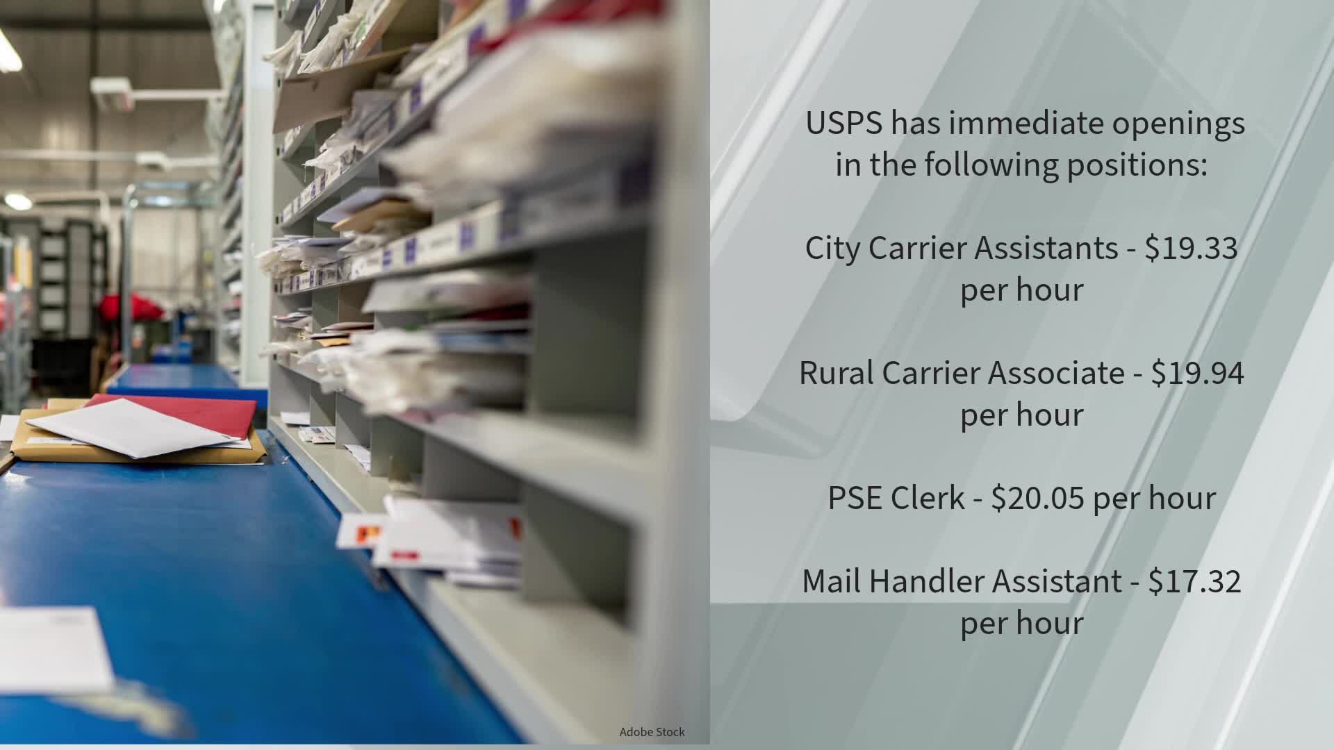 USPS to host job fairs across the Capital Region – NEWS10 ABC