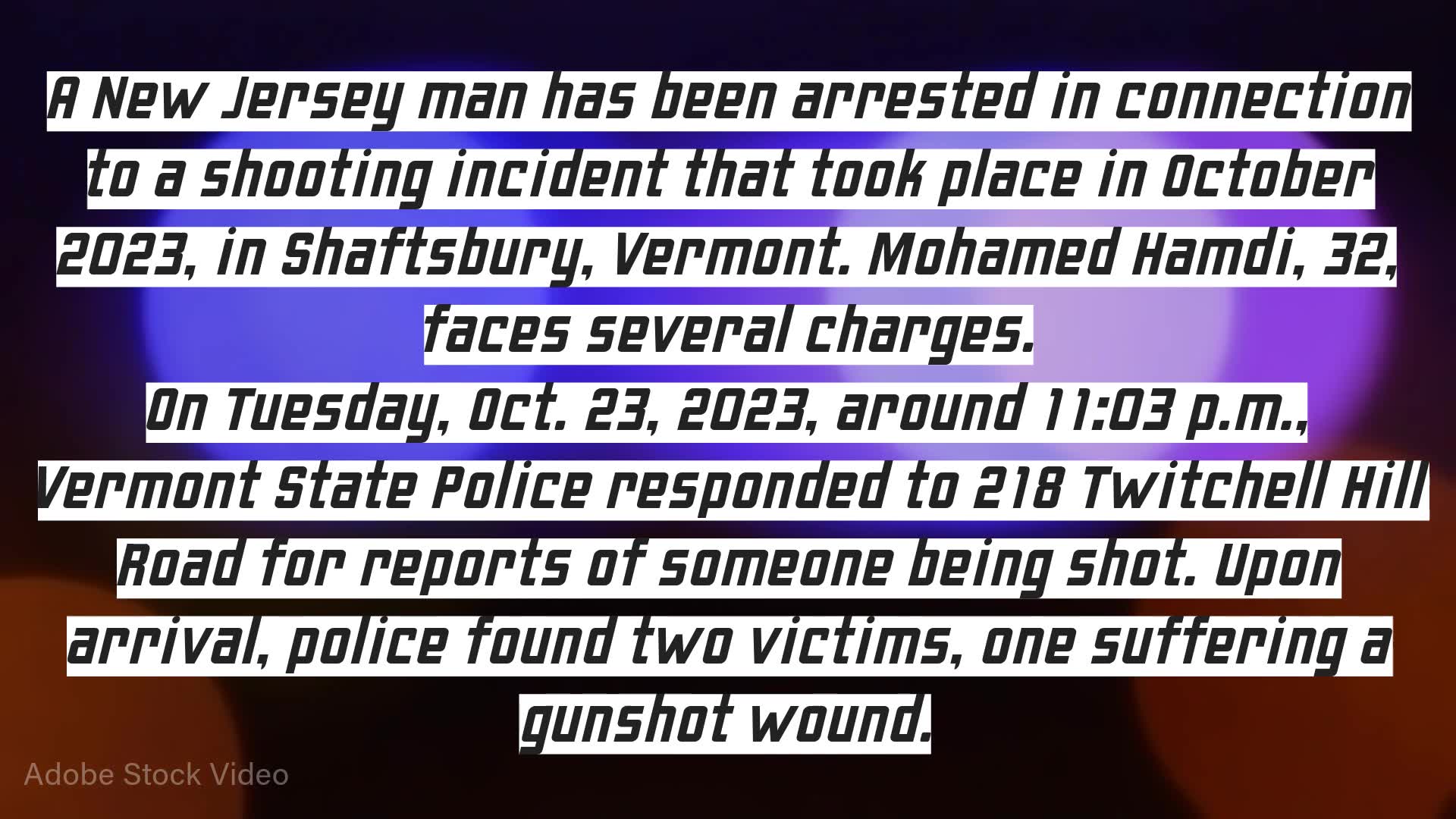 NJ man accused of kidnapping in Vermont shooting – NEWS10 ABC