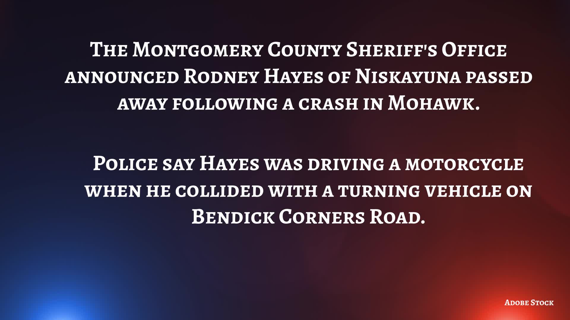 Motorcyclist dies after crash in the Town of Mohawk – NEWS10 ABC