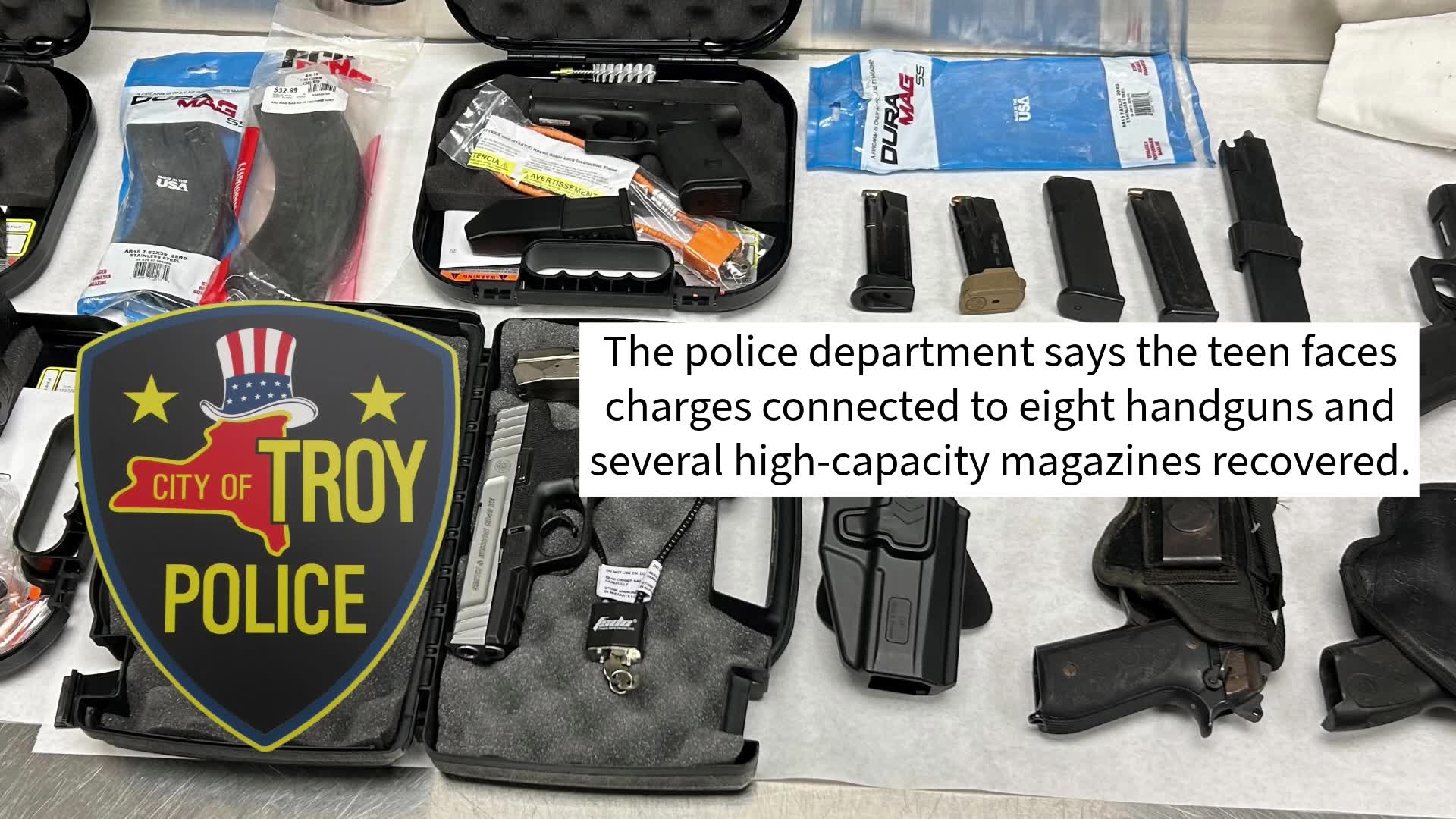 Troy PD: 14-year-old arrested in gun investigation – NEWS10 ABC