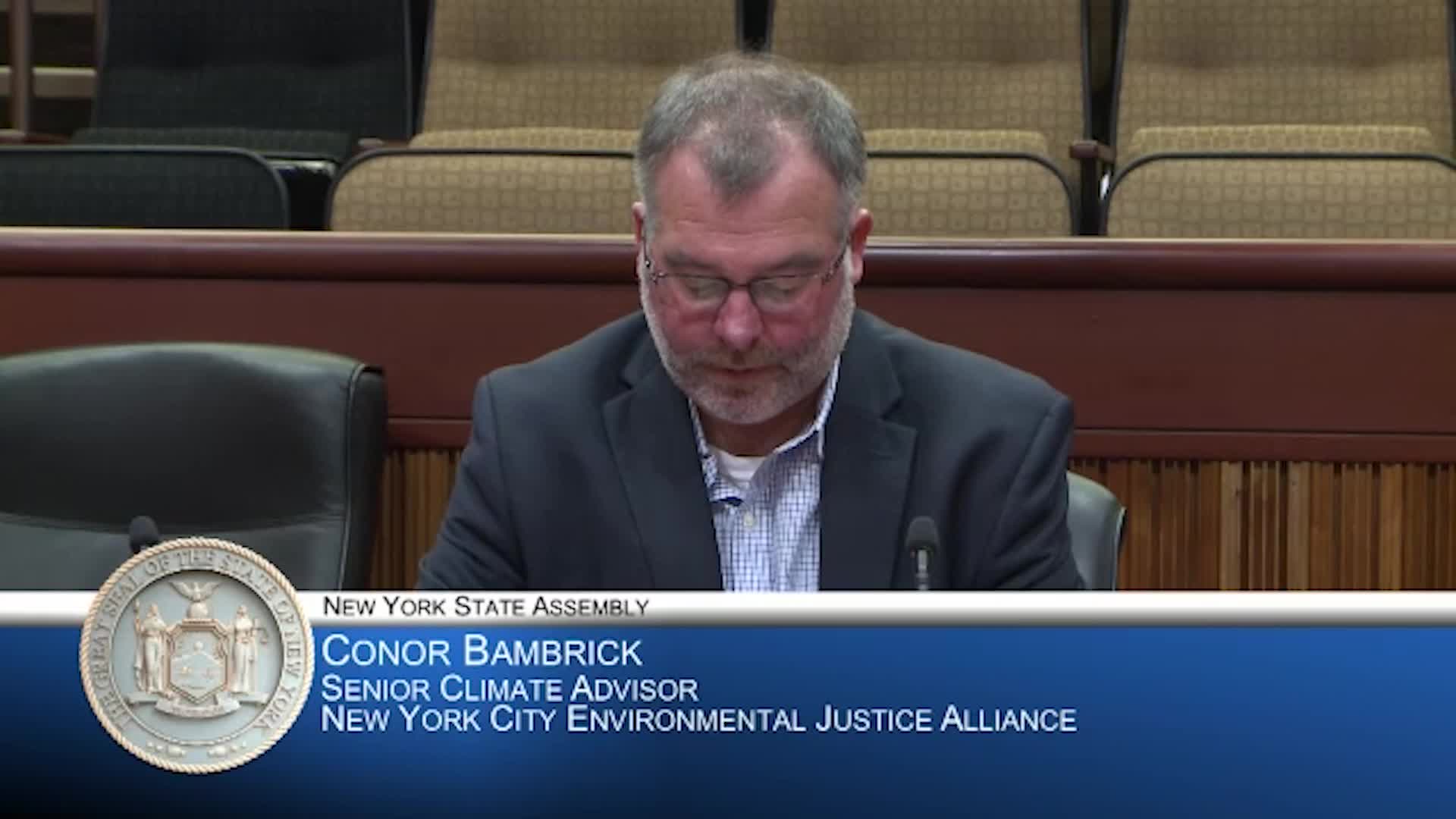 Connor Brambick testifies at Assembly hearing on rising energy costs ...