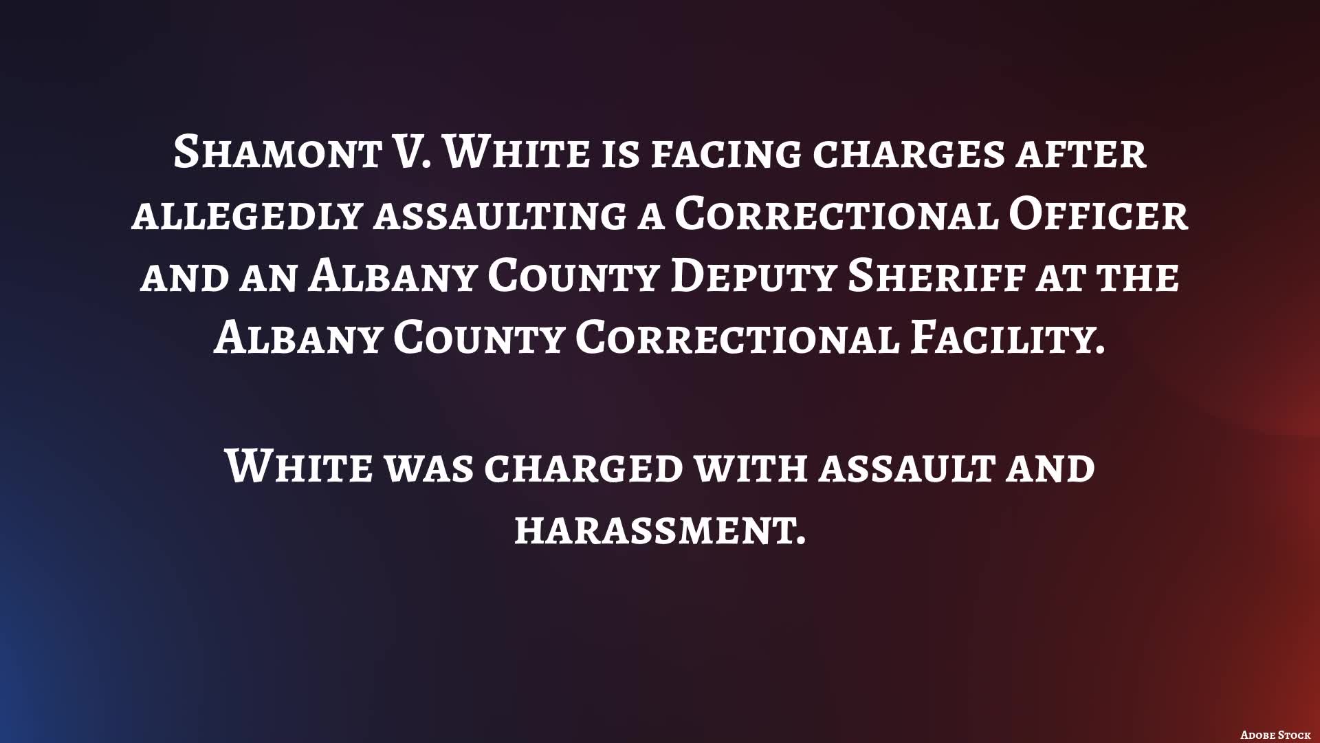 Inmate arrested for alleged assaults at Correctional Facility – NEWS10 ABC