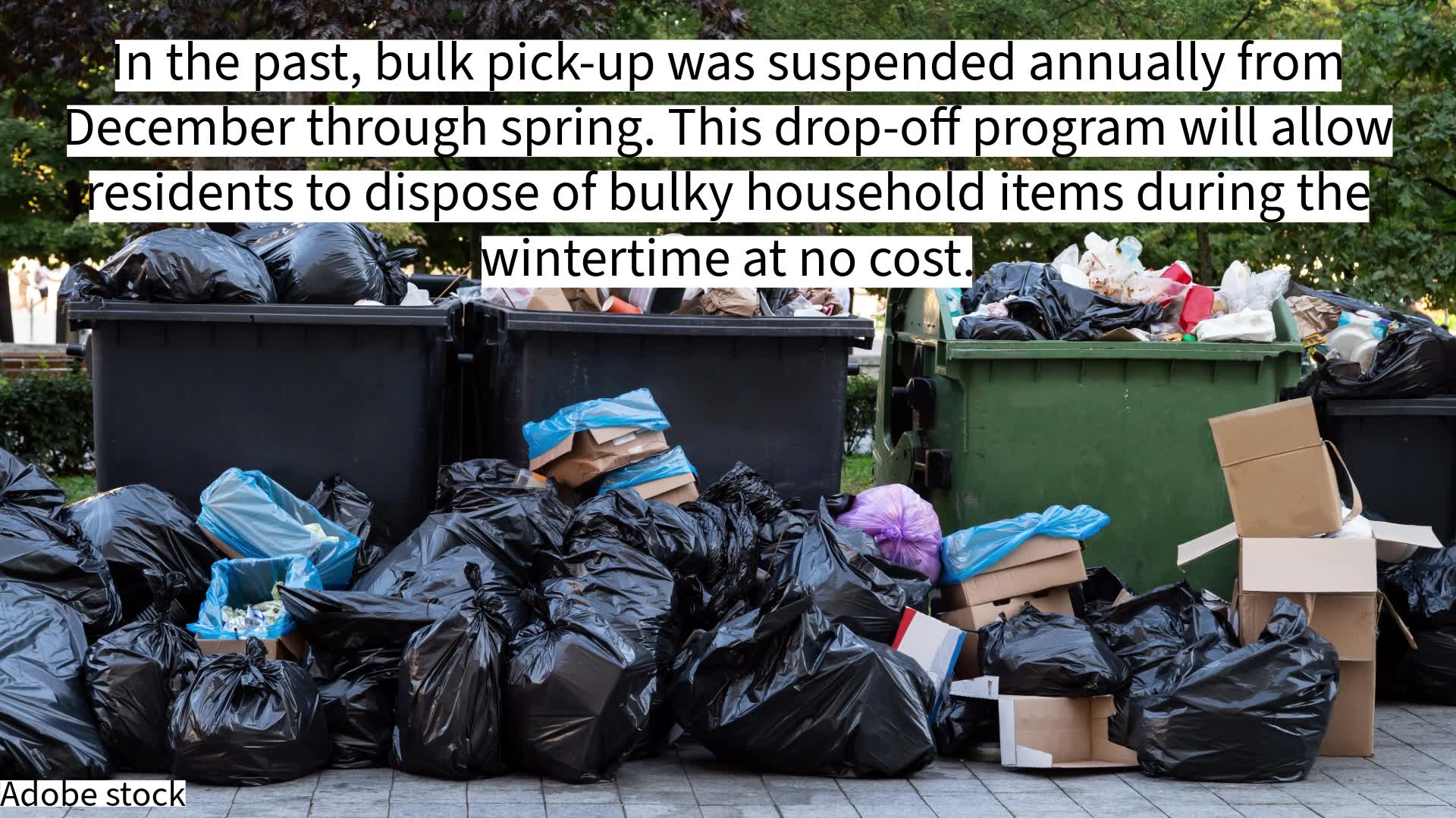 Troy to have bulk trash drop off for winter months – NEWS10 ABC