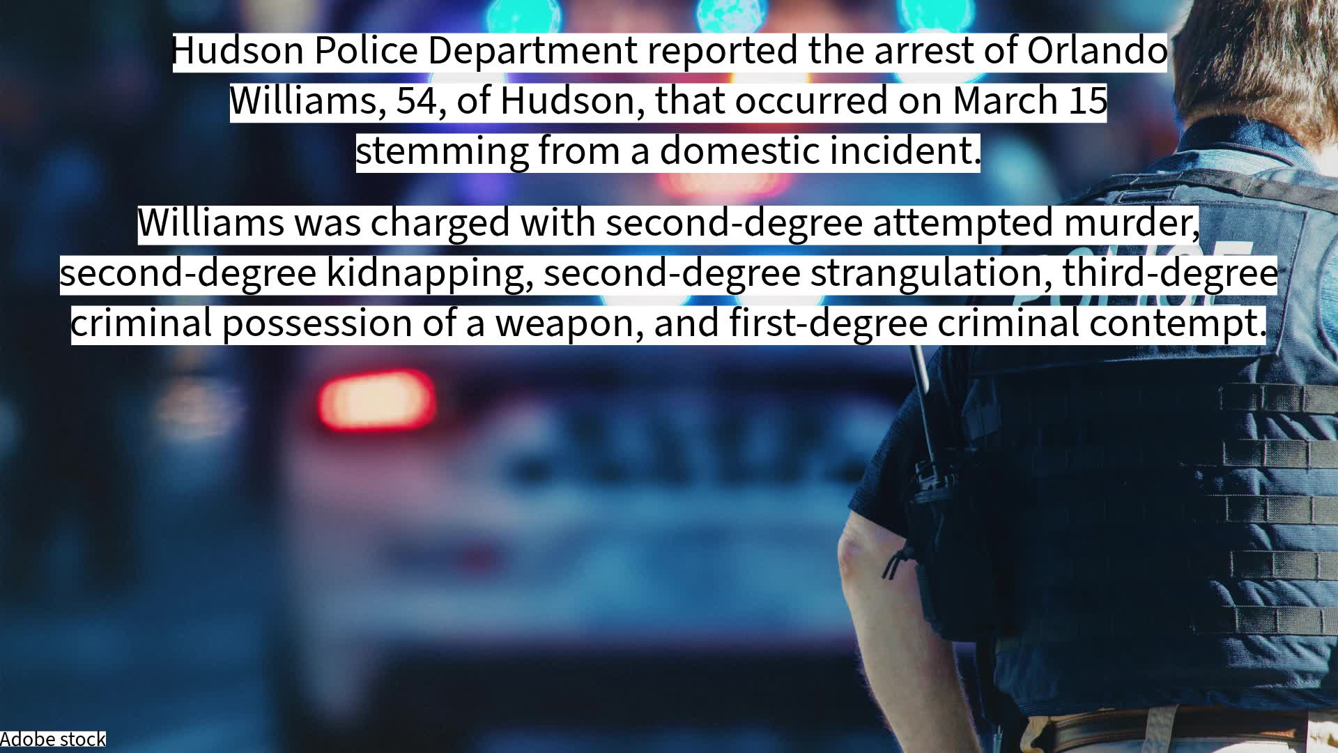 Hudson PD: Hudson man charged with attempted murder – NEWS10 ABC