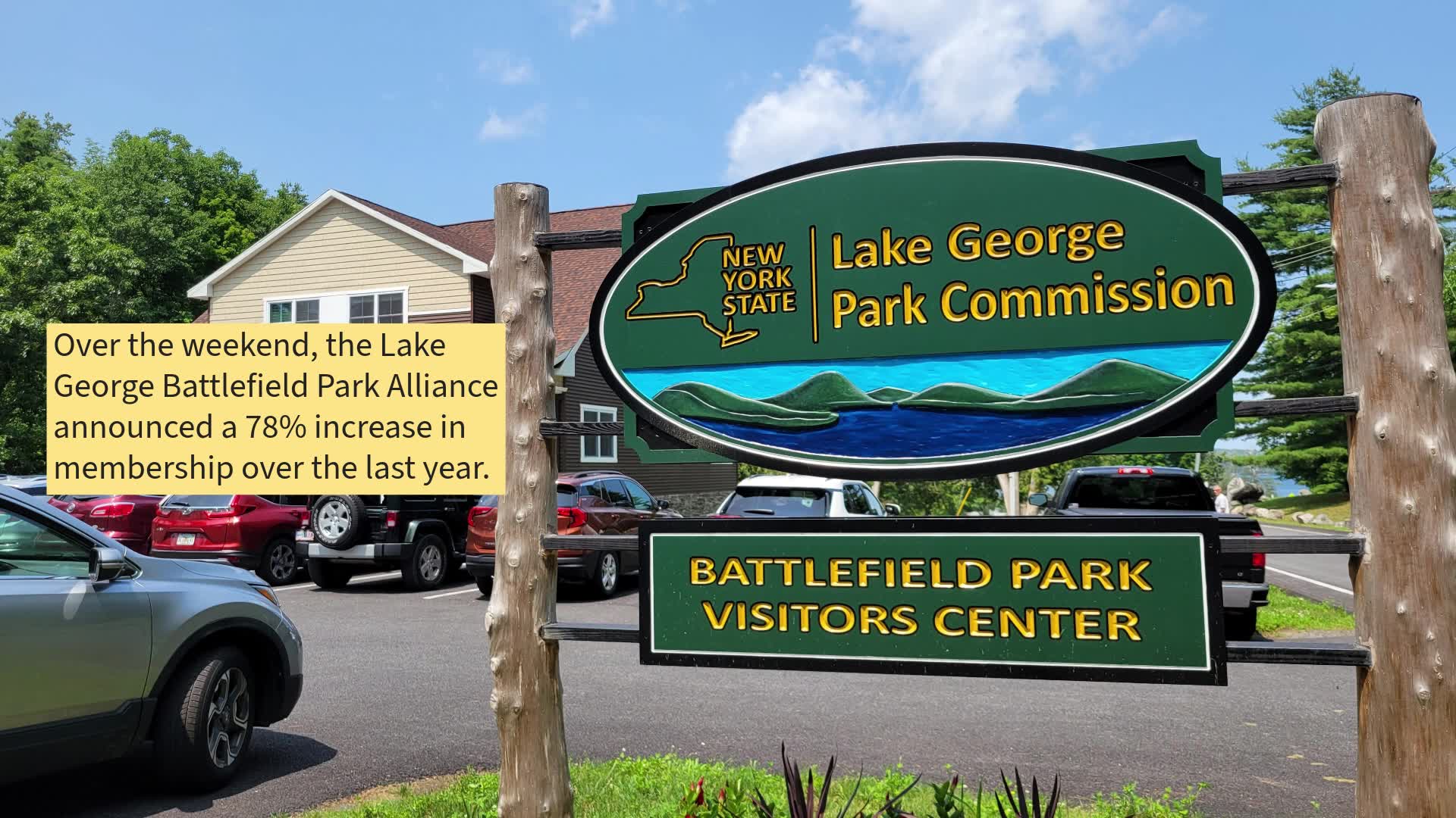 Lake George Battlefield Park sees surge in visitors – NEWS10 ABC