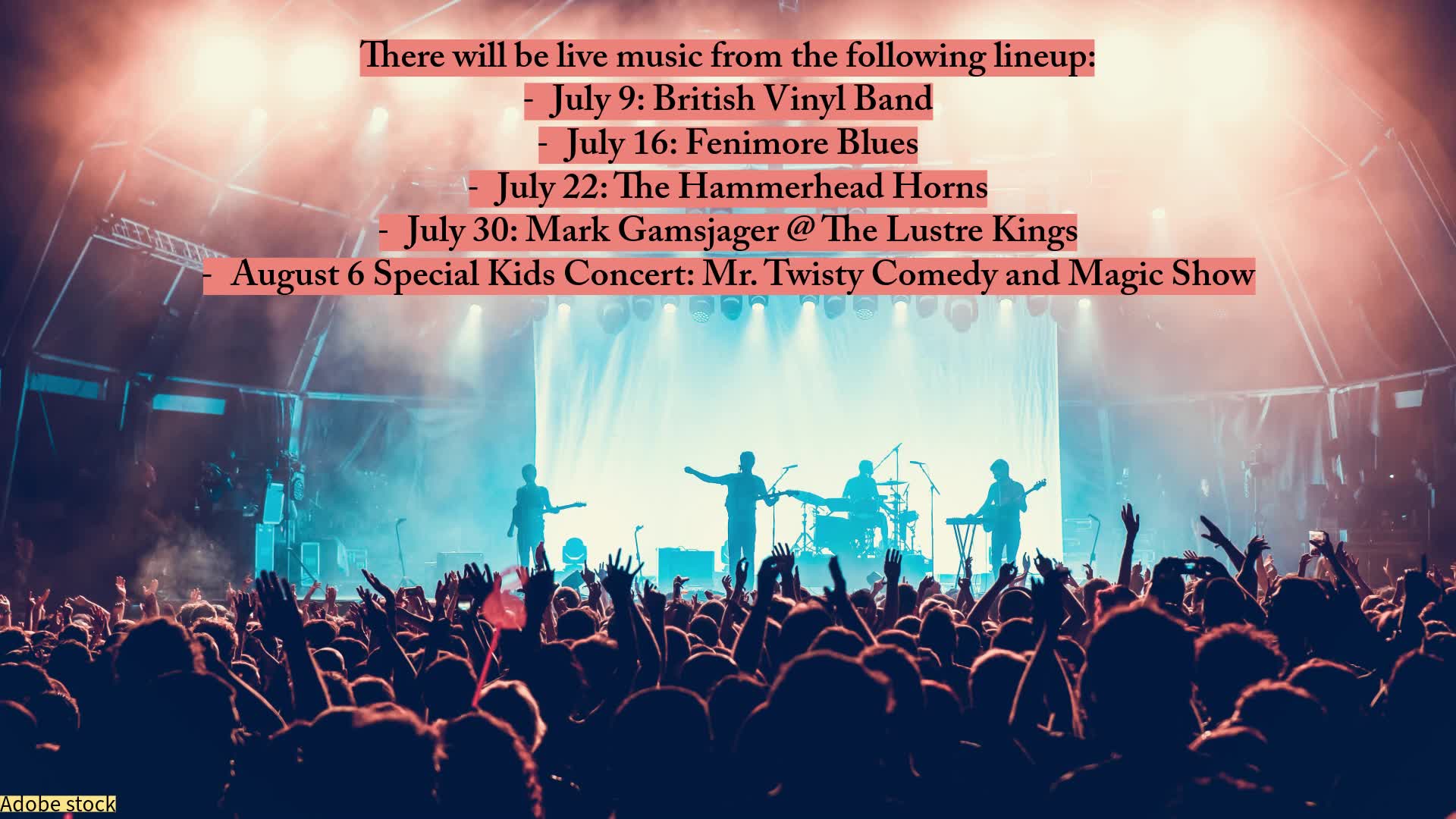 Free concert series coming to Malta Community Center – NEWS10 ABC