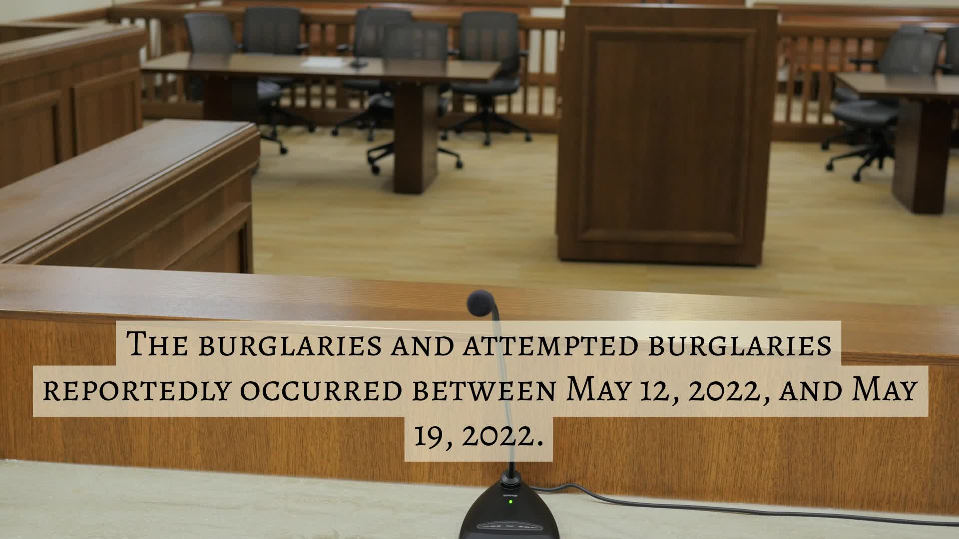 Burglary Spree Suspect Gets 10 Years In State Prison News10 Abc