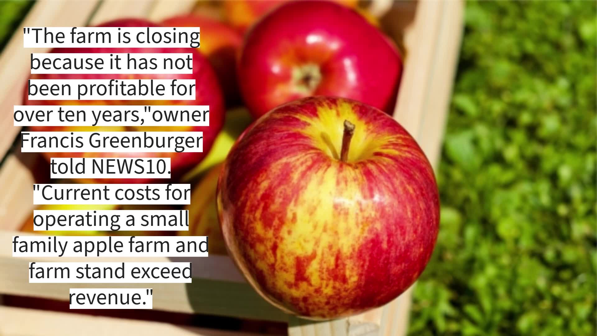 Columbia County orchard, farm store closing after 54 years – NEWS10 ABC