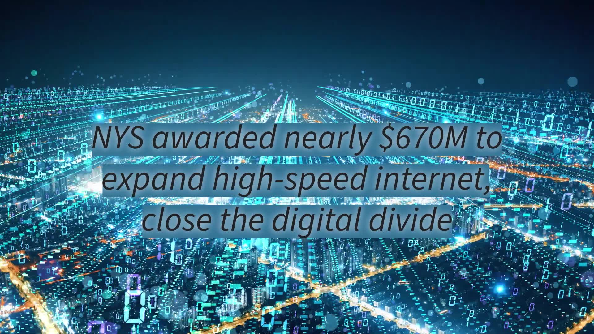 NYS awarded nearly $670M to expand high-speed internet, close the ...