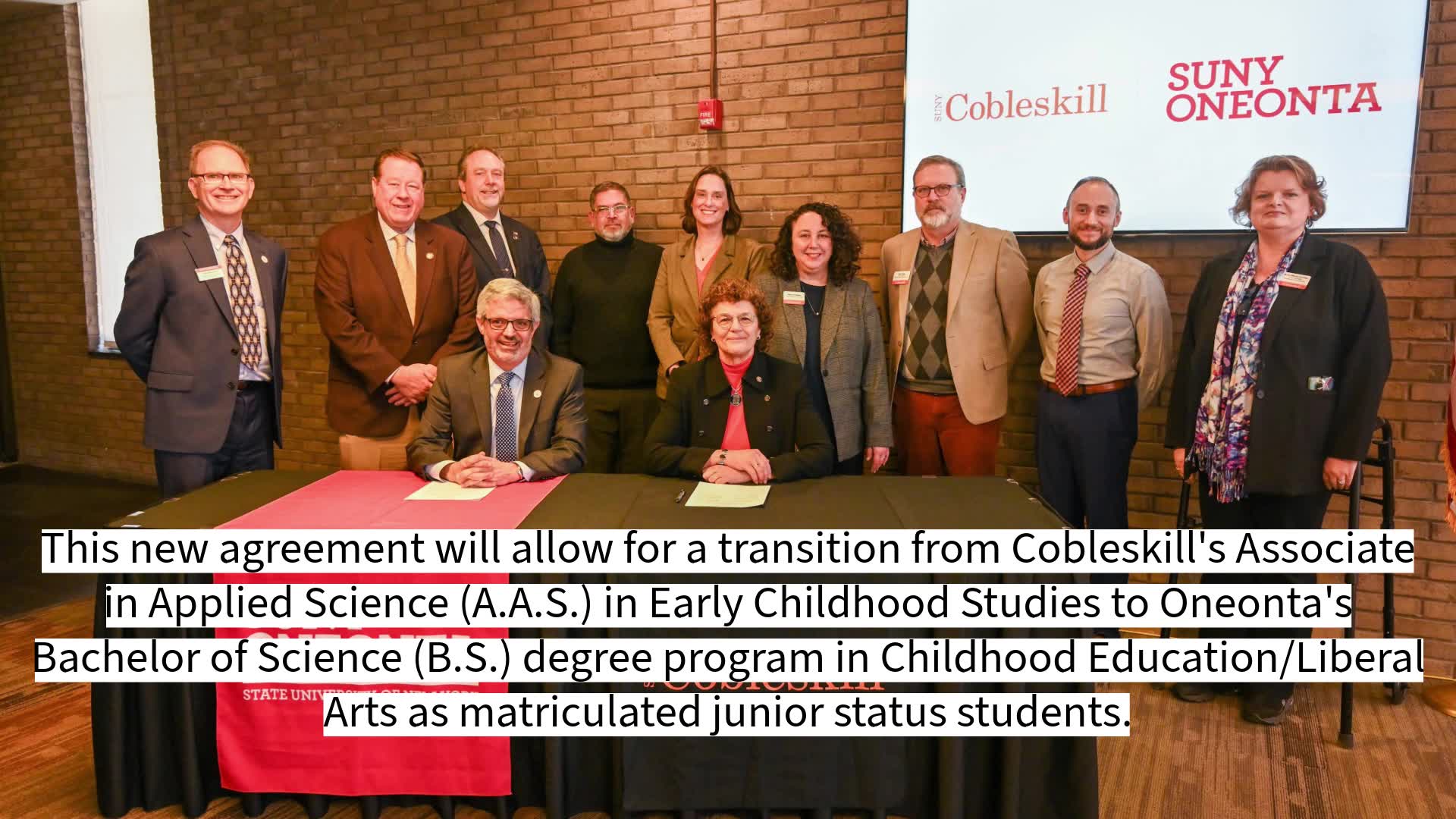 SUNY Cobleskill and SUNY Oneonta sign new pathway agreement – NEWS10 ABC