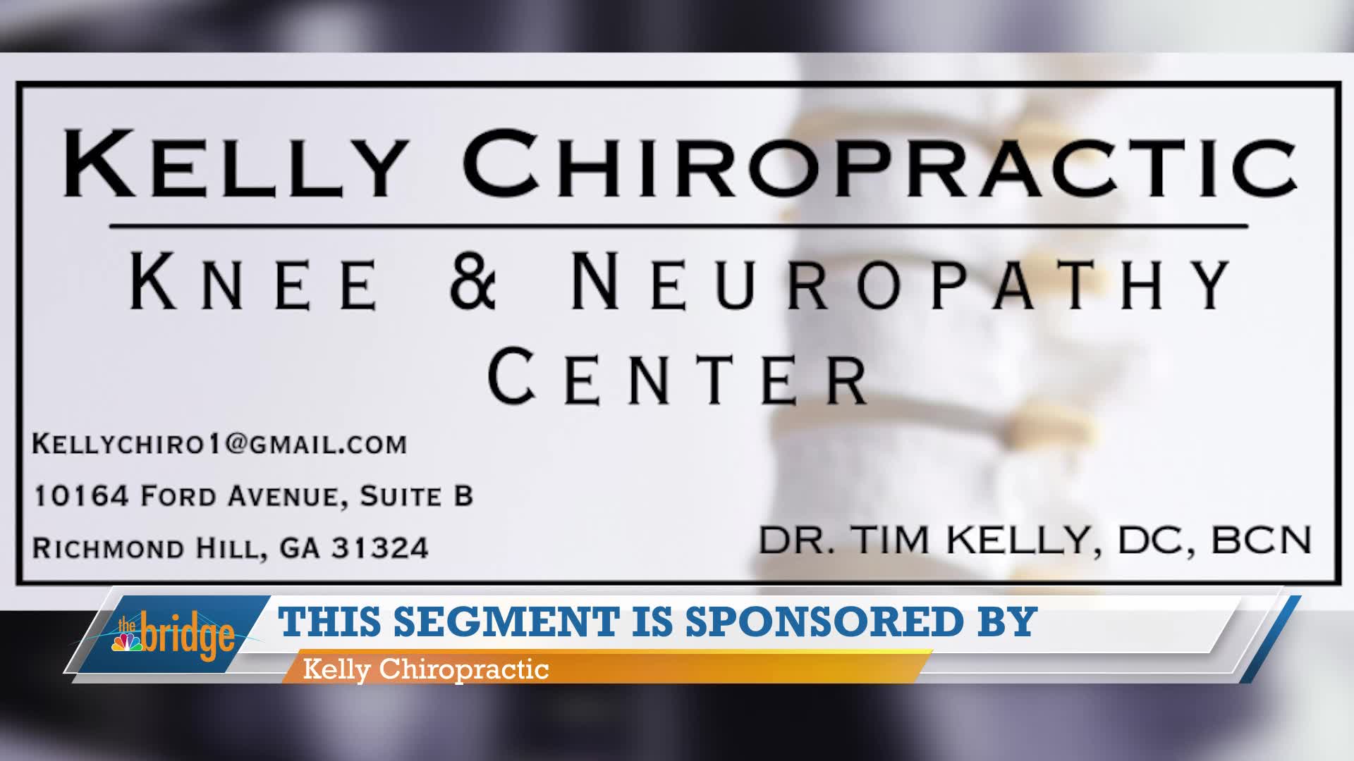 Kelly Chiropractic & non surgical knee pain option – WSAV-TV