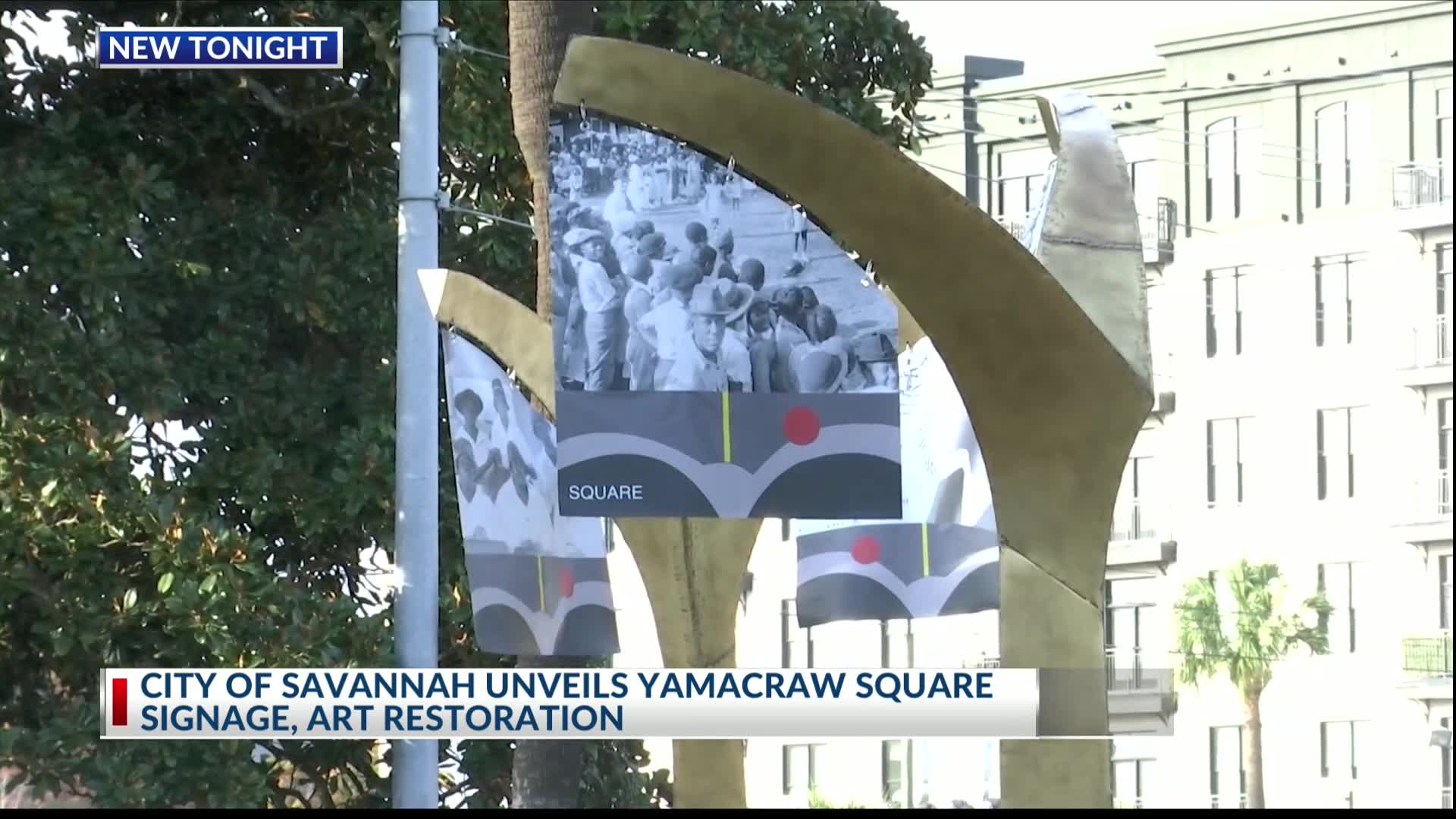 City of Savannah commemorates Yamacraw Square with new sign – WSAV-TV