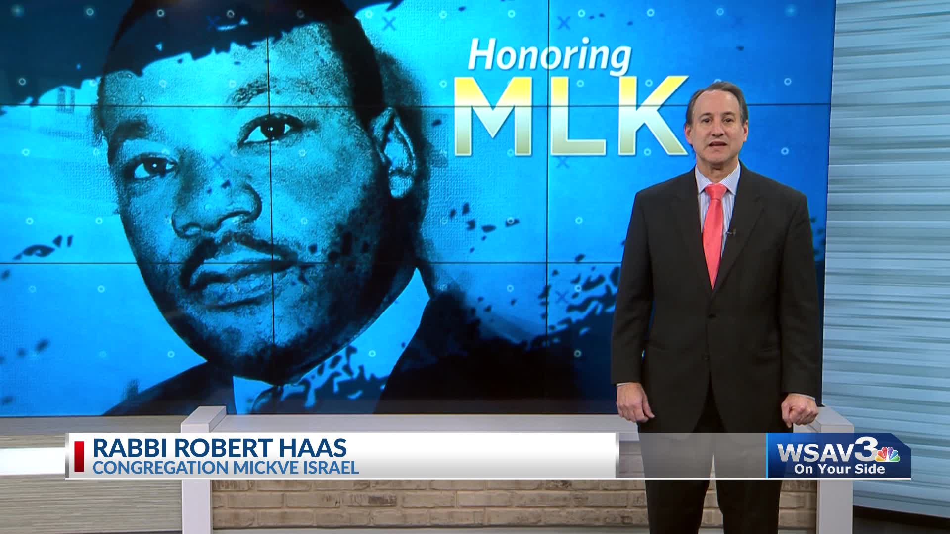 Rabbi Robert Haas MLK Parade 2023 – WSAV-TV