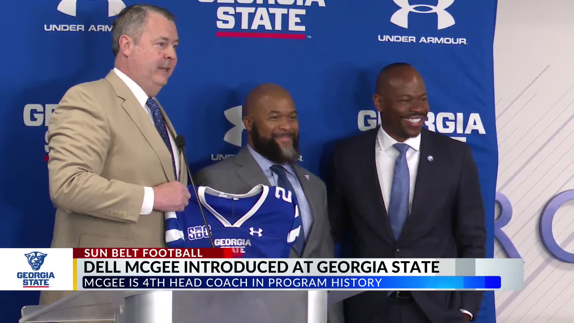 Dell McGee introduced as Georgia State Head Coach – WRBL
