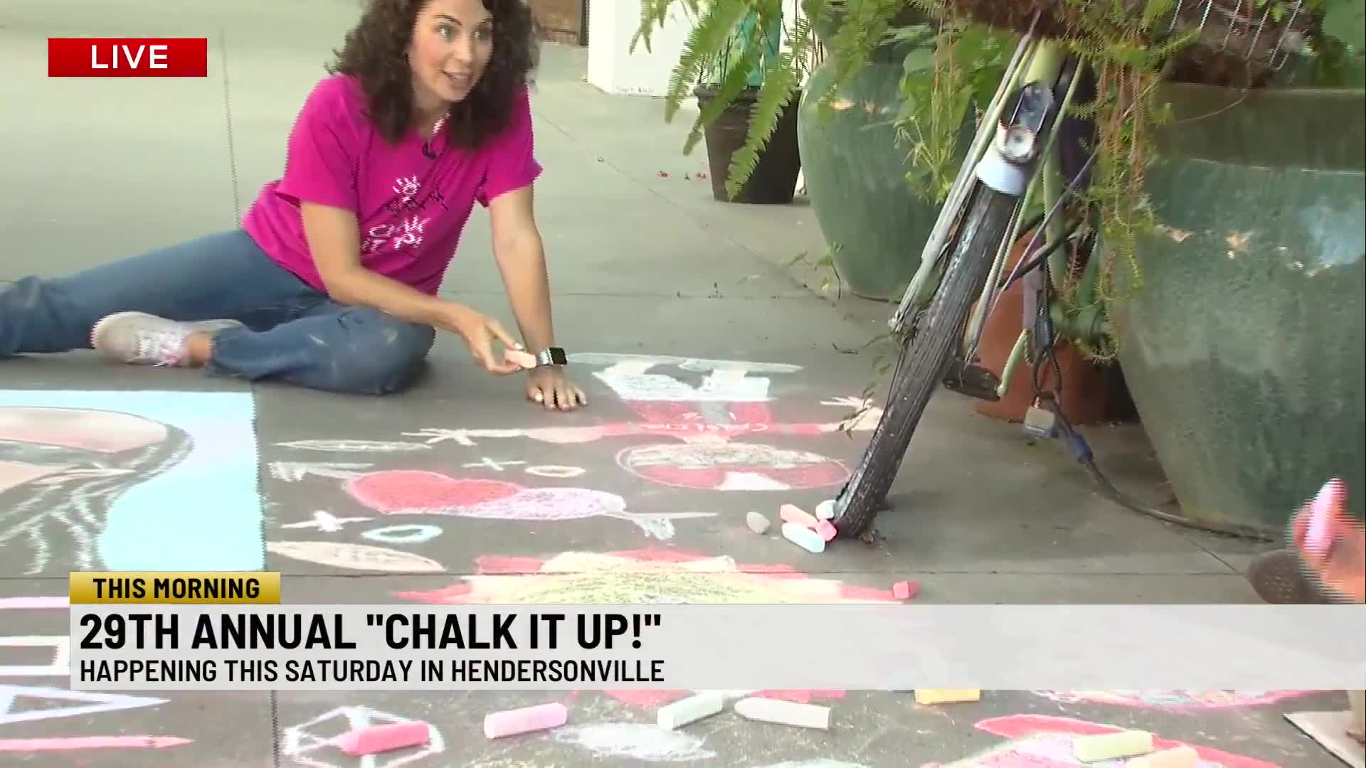Sidewalk chalk competition back for 29th year in Hendersonville, N.C ...