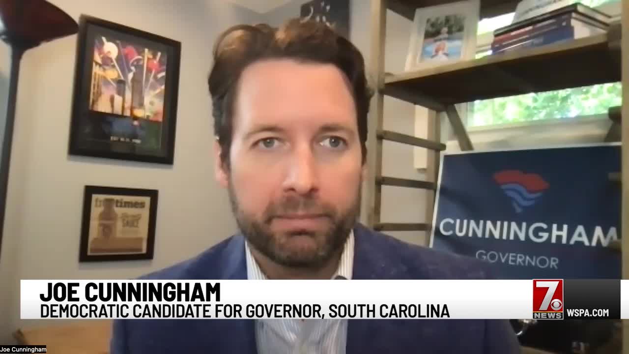 SC candidates for governor Joe Cunningham (D) – WSPA 7NEWS