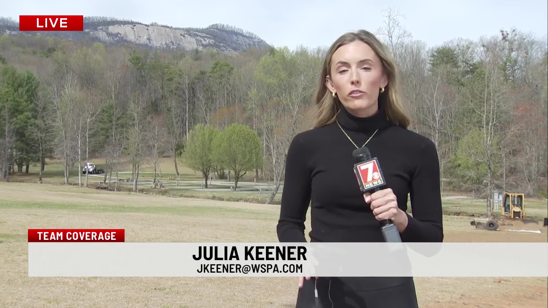 Rain offers little help in fighting Table Rock fire – WSPA 7NEWS