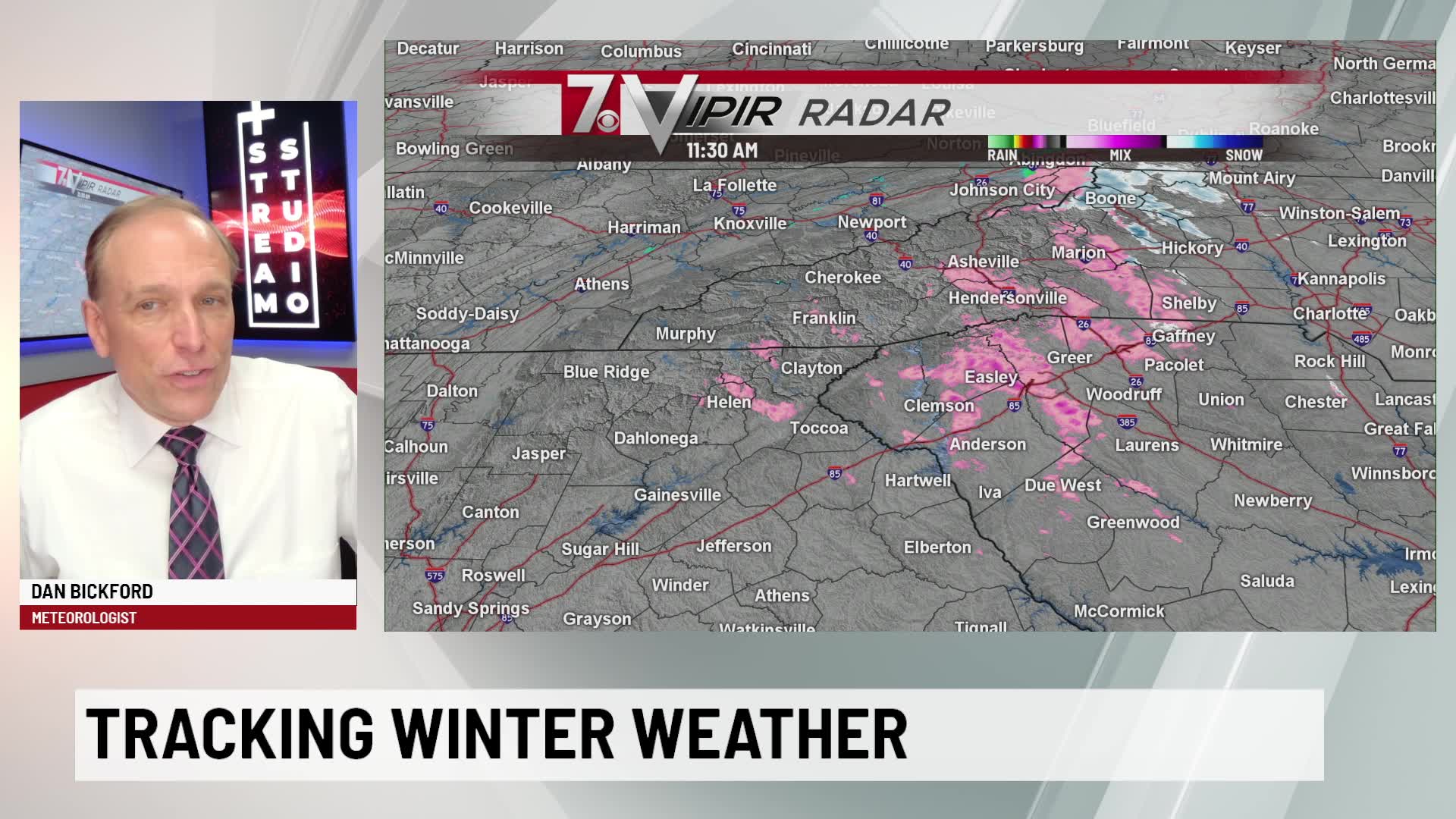 Noon winter weather update – WSPA 7NEWS
