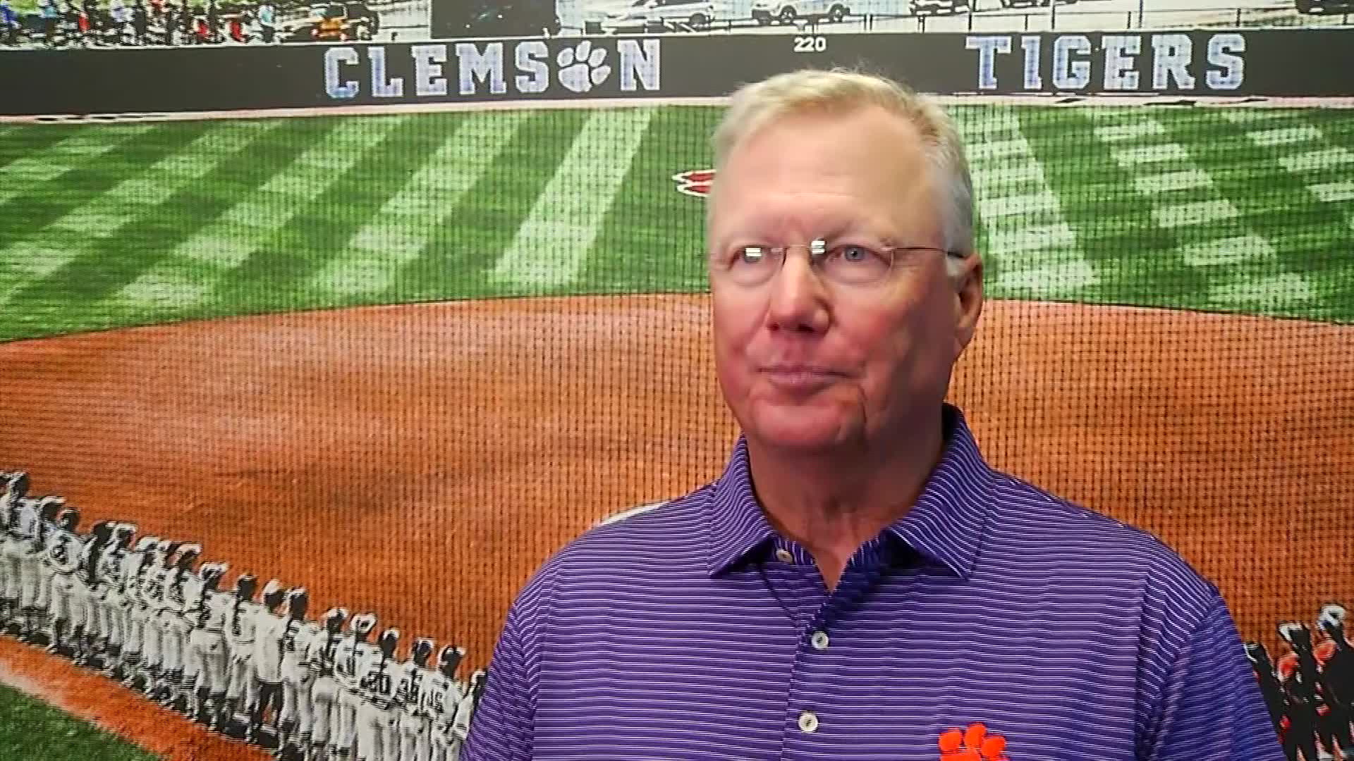 John Rittman talks about Clemson going to Athens Regional for NCAA ...