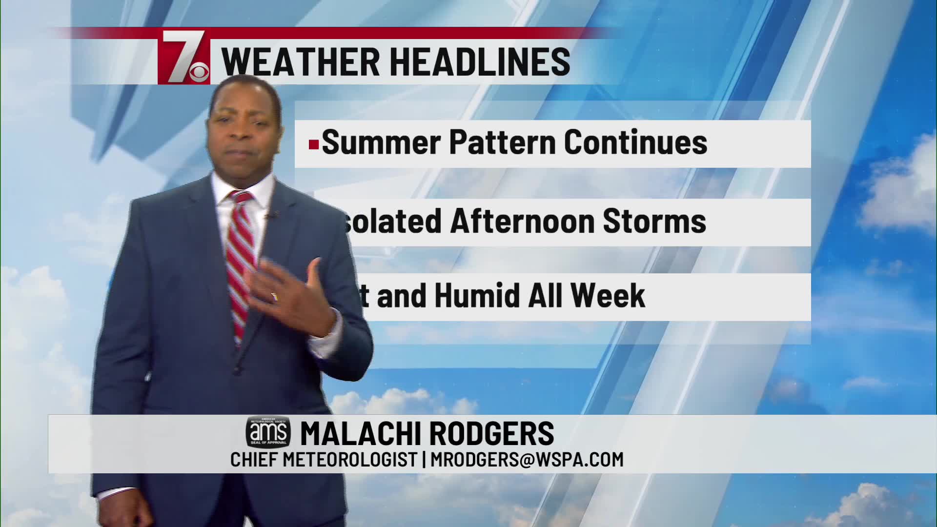 Monday PM Weather – WSPA 7NEWS