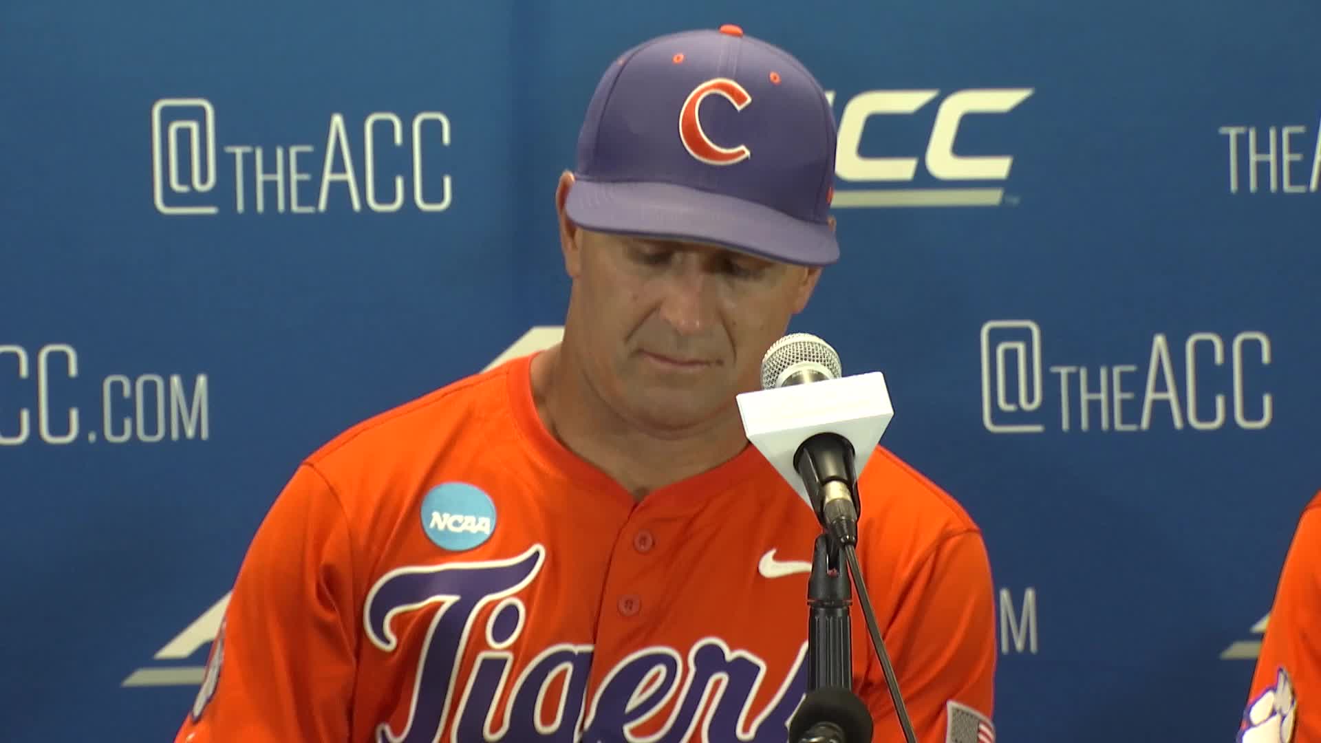 Erik Bakich & Andrew Ciufo talk after the Tigers 14-4 loss to the Tar ...