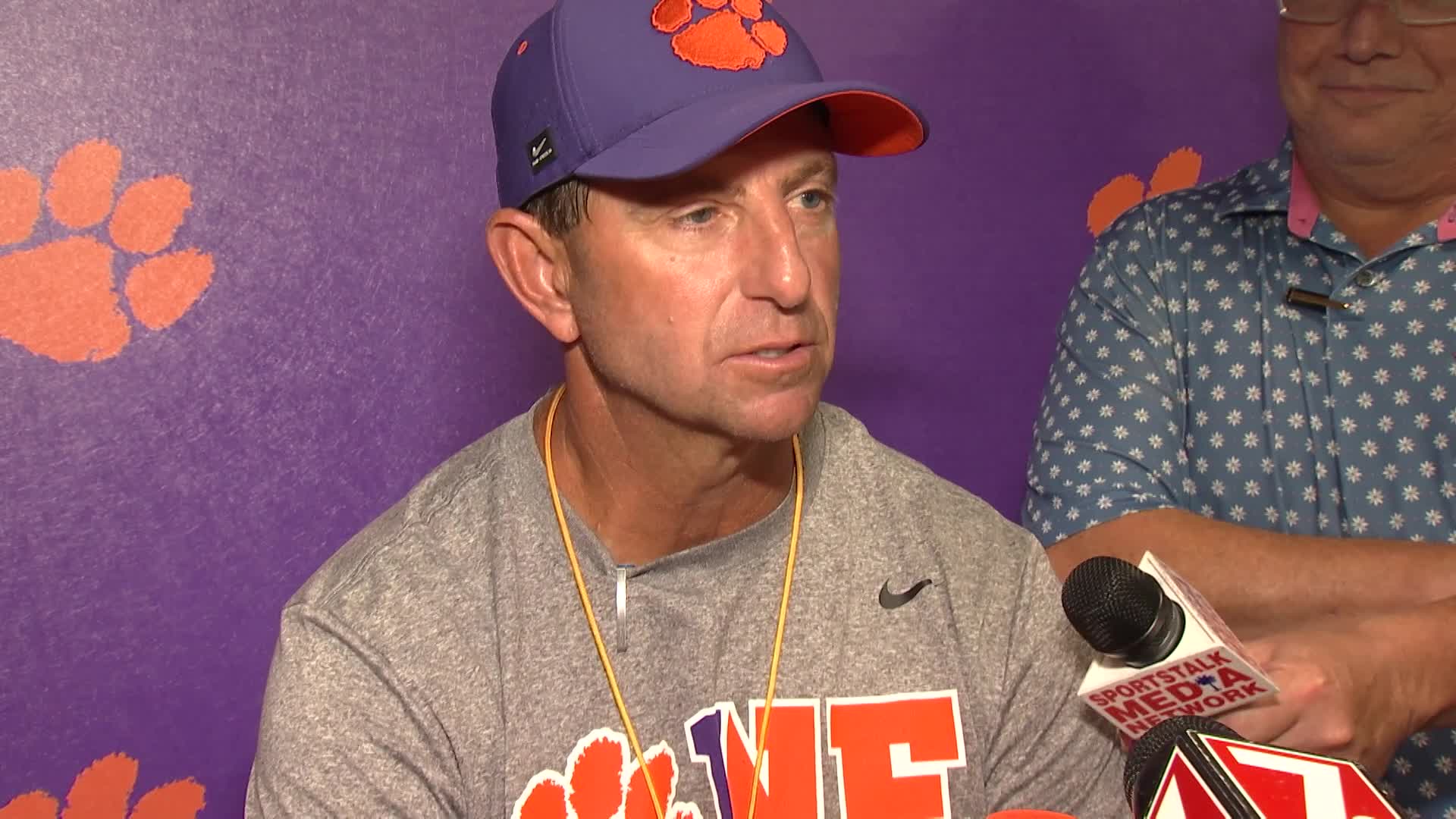 Dabo Swinney talks in depth about the Tigers first stadium scrimmage of ...