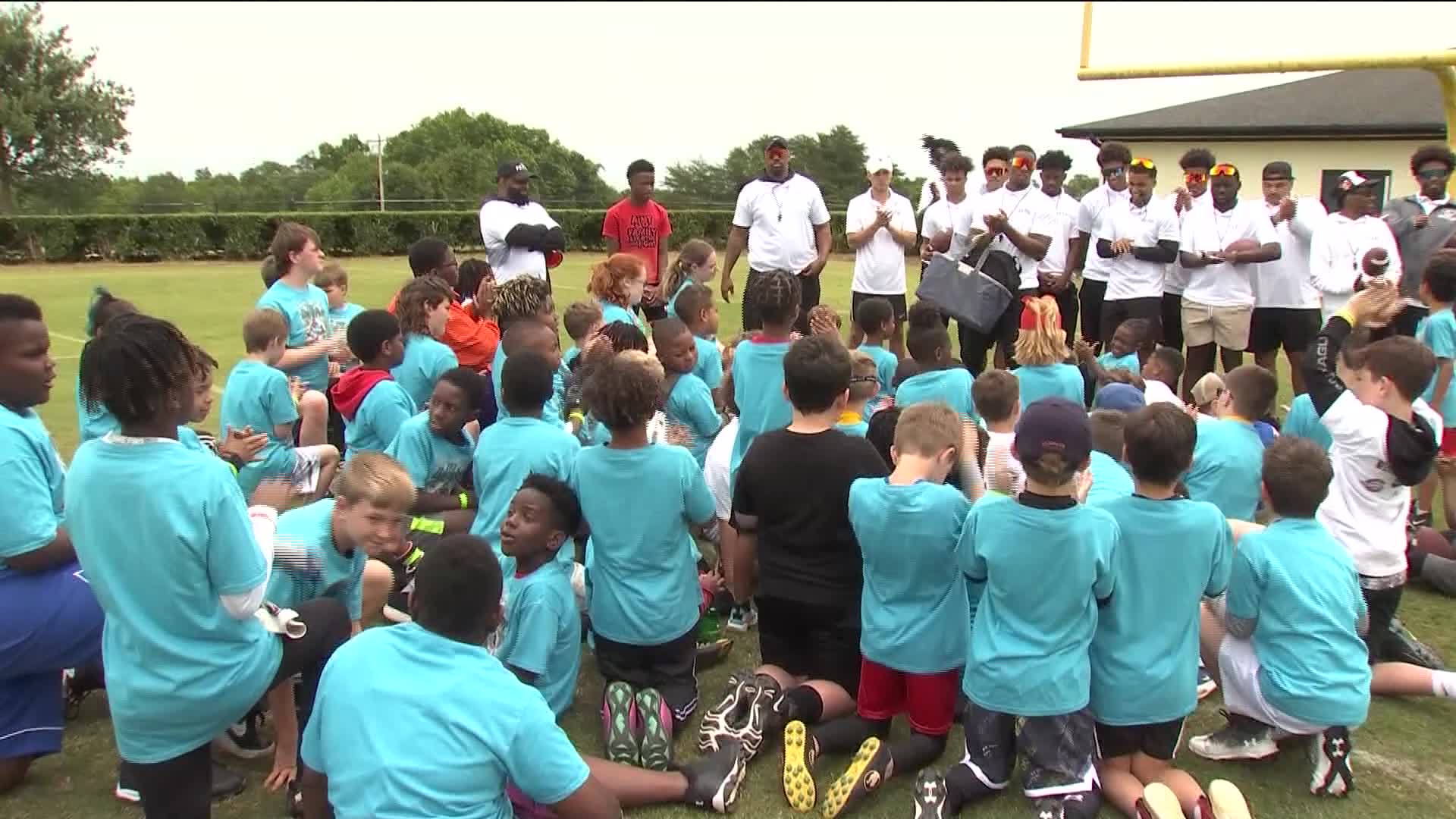 Troy Pride Jr. host 3rd annual TPJ Day of Play at Dooley Field in Greer ...