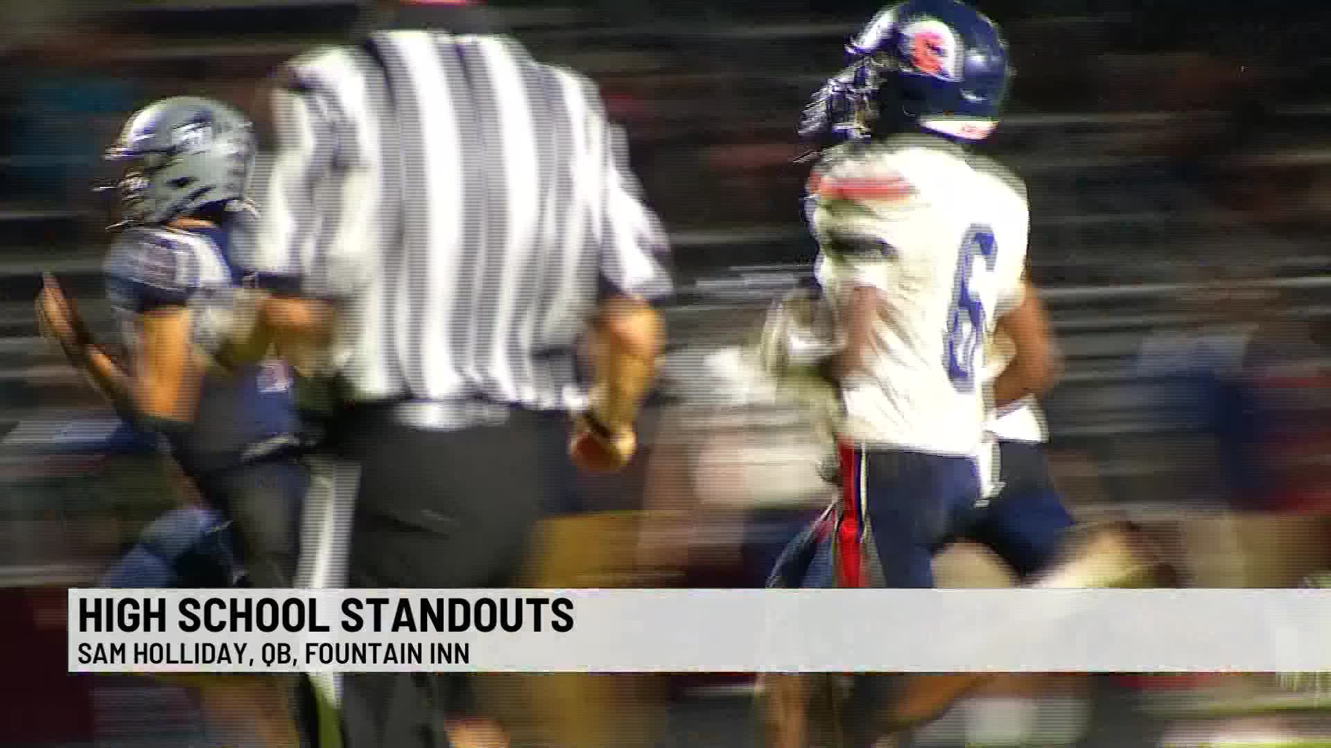 High School Standouts: Sam Holliday, QB, Fountain Inn – WSPA 7NEWS