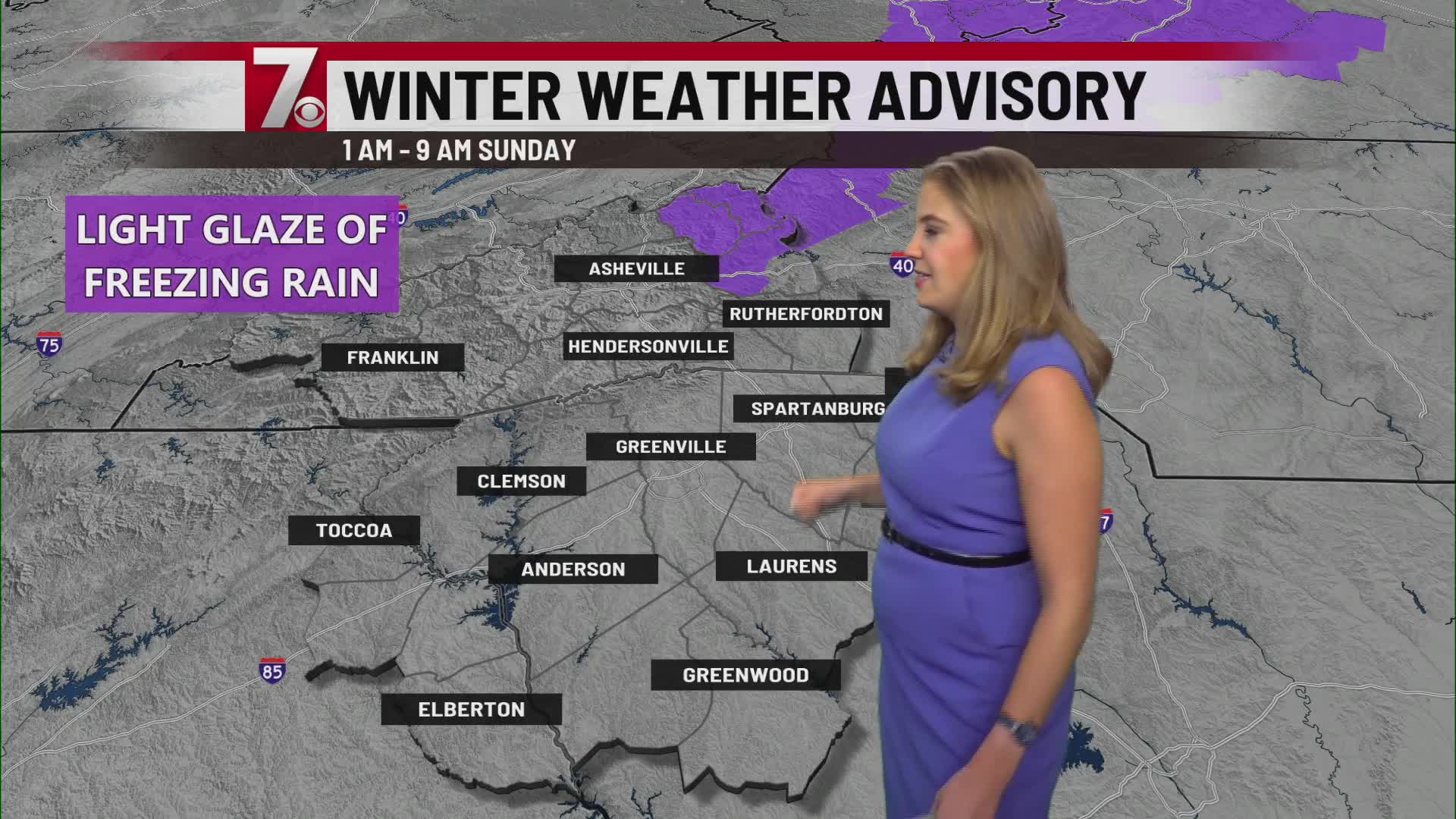 Saturday PM Weather 11/29 – WSPA 7NEWS