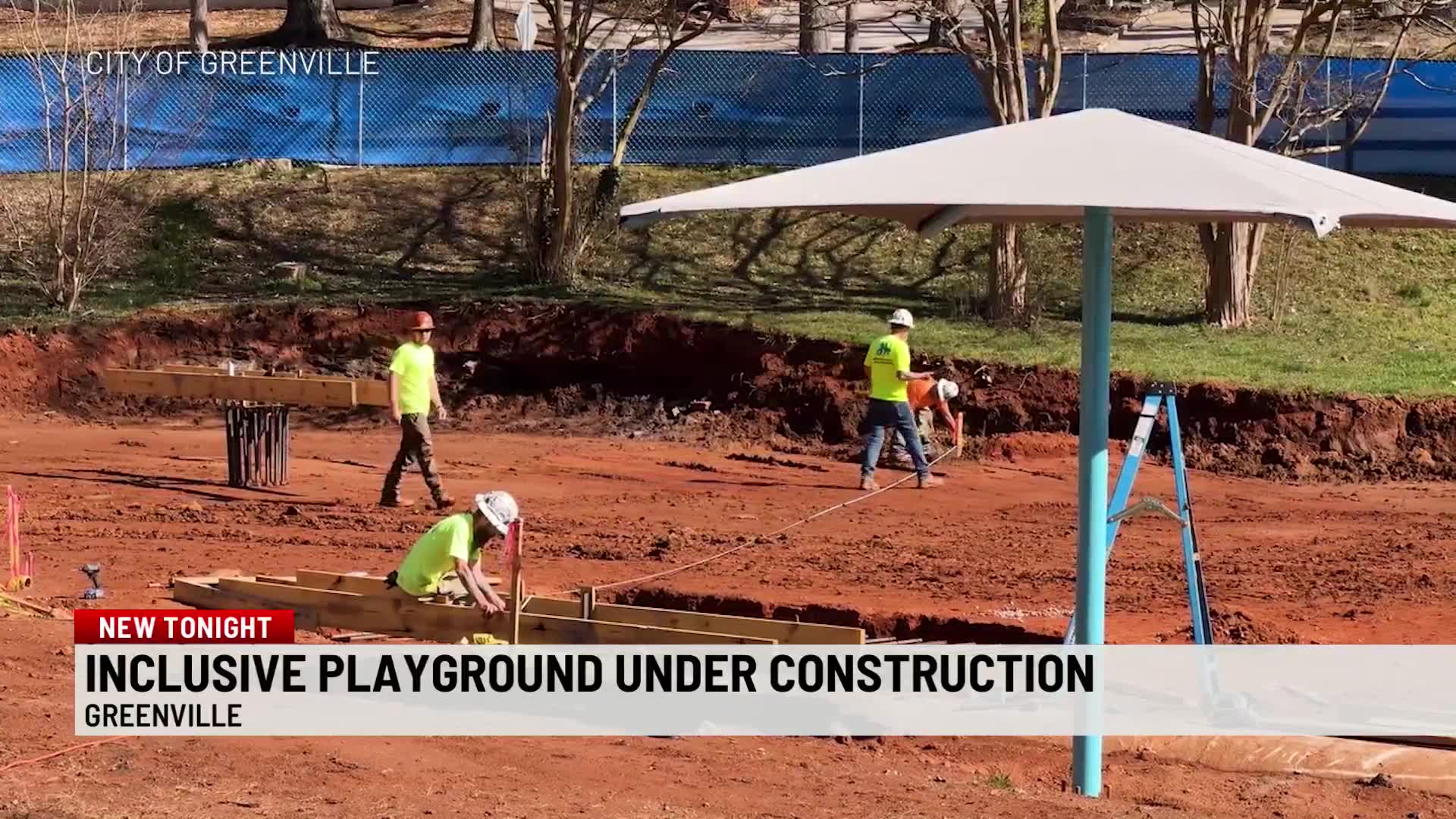 Greenville’s first ‘fully inclusive’ playground under construction ...