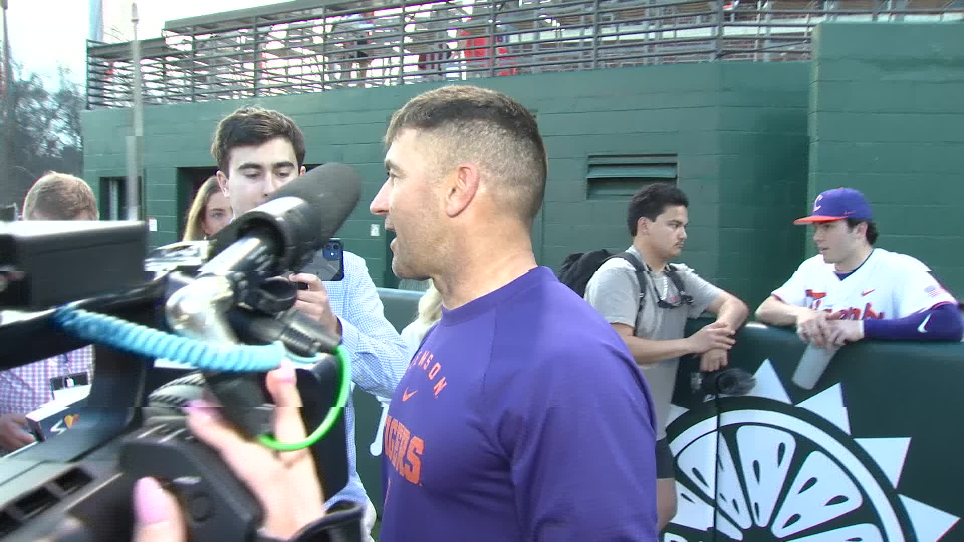 Erik Bakich talks with media after Clemson takes series from South ...
