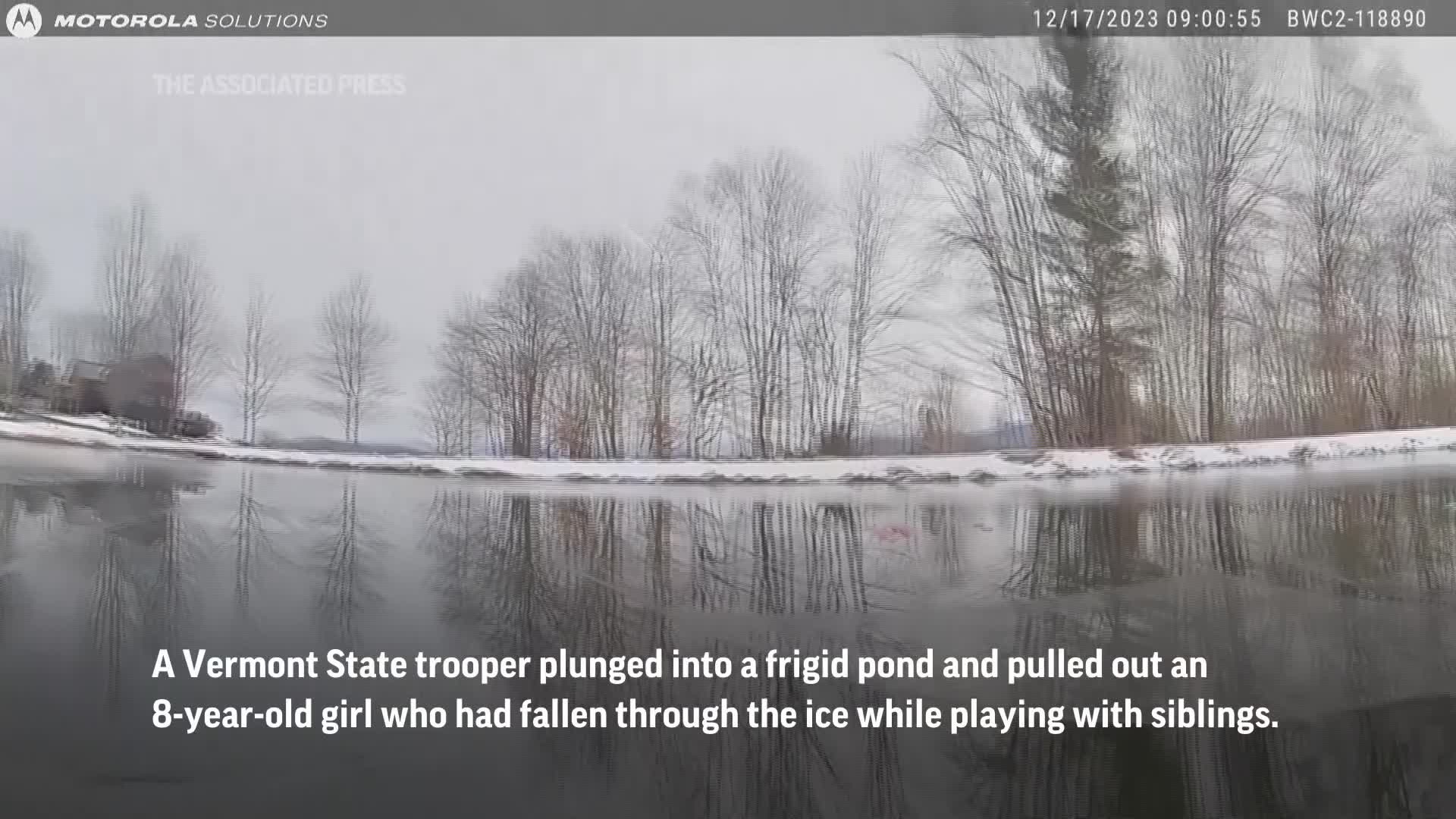 State trooper plunges into icy Vermont pond to save 8-year-old girl ... State trooper plunges into icy Vermont pond to save 8-year-old girl ...