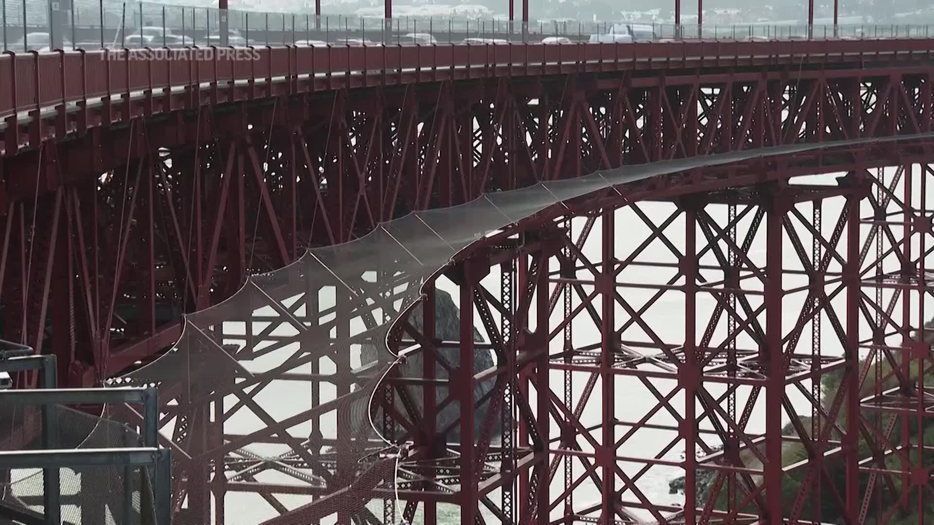 San Francisco finally installs nets to stop suicides off Golden Gate ...