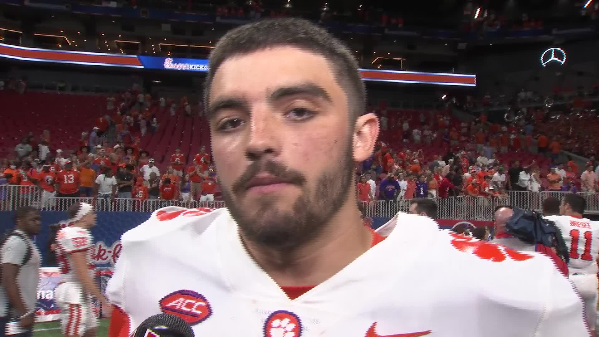 Will Shipley comments on Clemson’s opening win against Georgia Tech ...