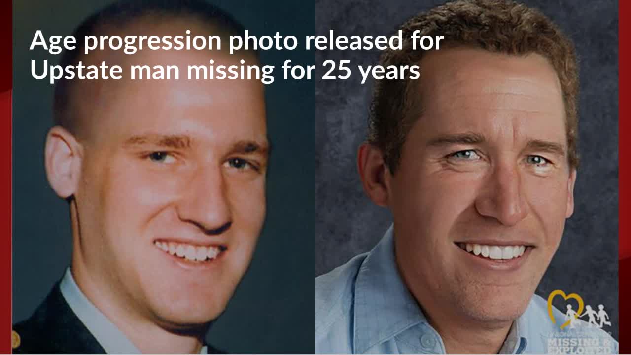 Age progression photo released for Upstate man missing for 25 years ...