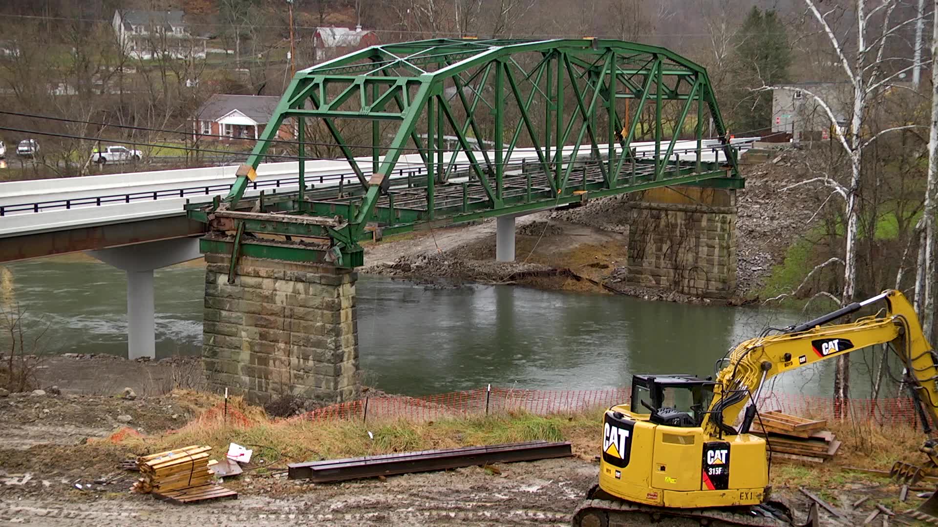 89-year-old Braxton County bridge exploded after new bridge opens ...