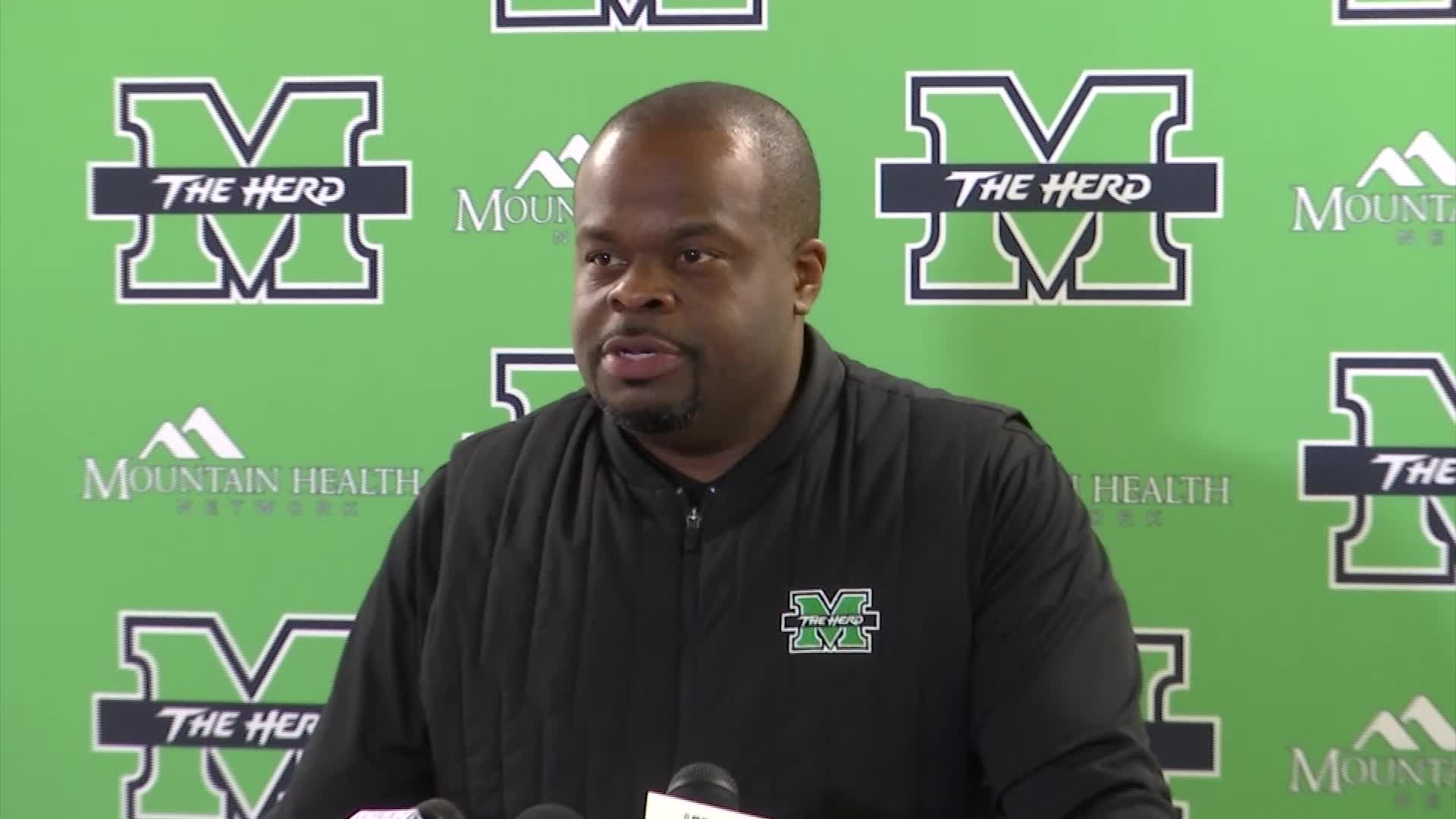 Huff full press conference Georgia Southern week – WOWK 13 News