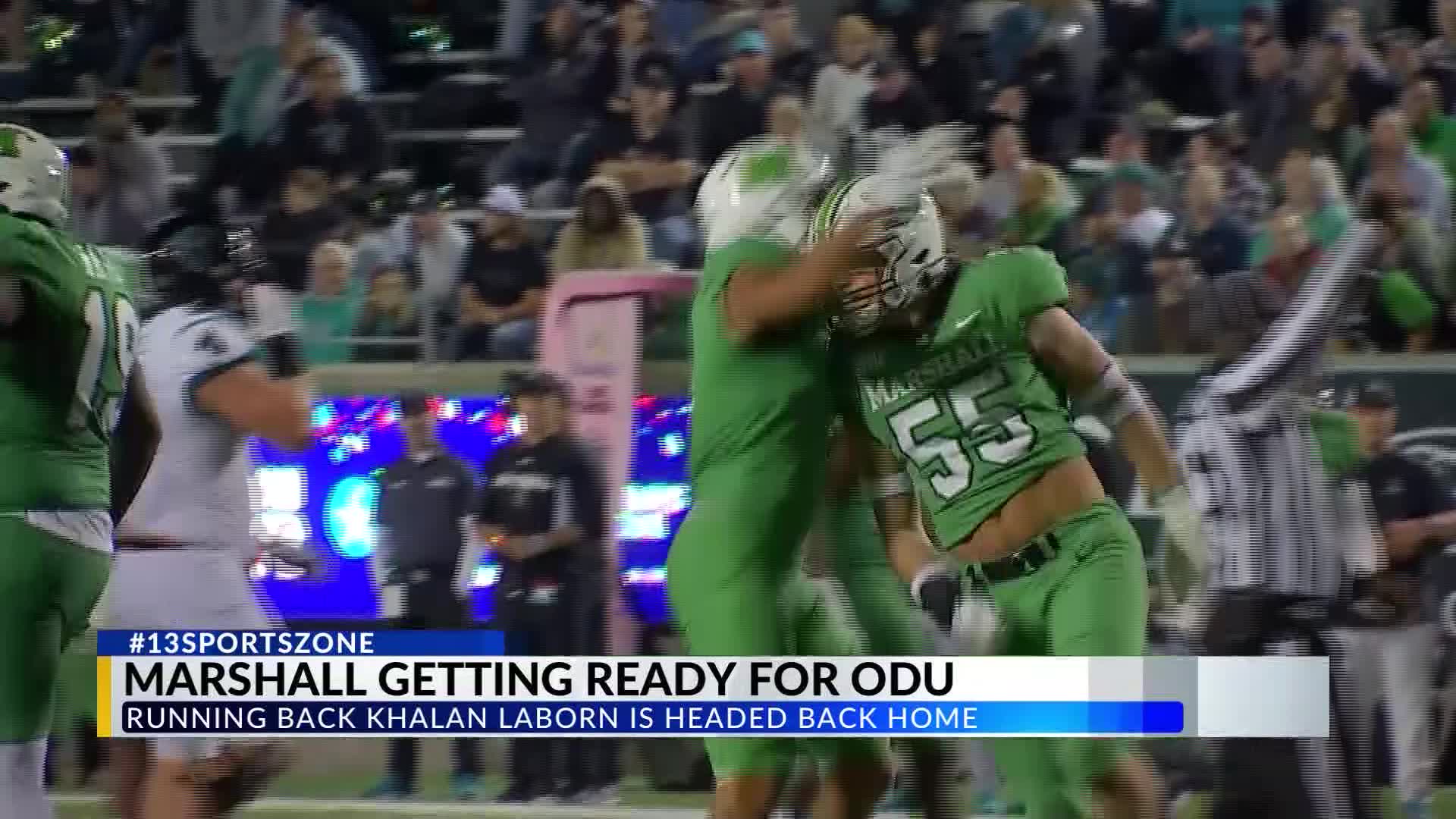 Marshall running back Laborn headed home – WOWK 13 News