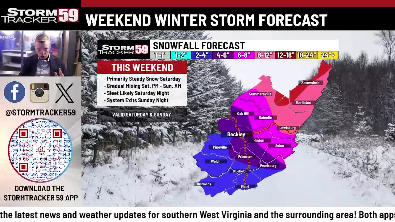 Winter storm targets West Virginia – the latest on what to expect – WVNS