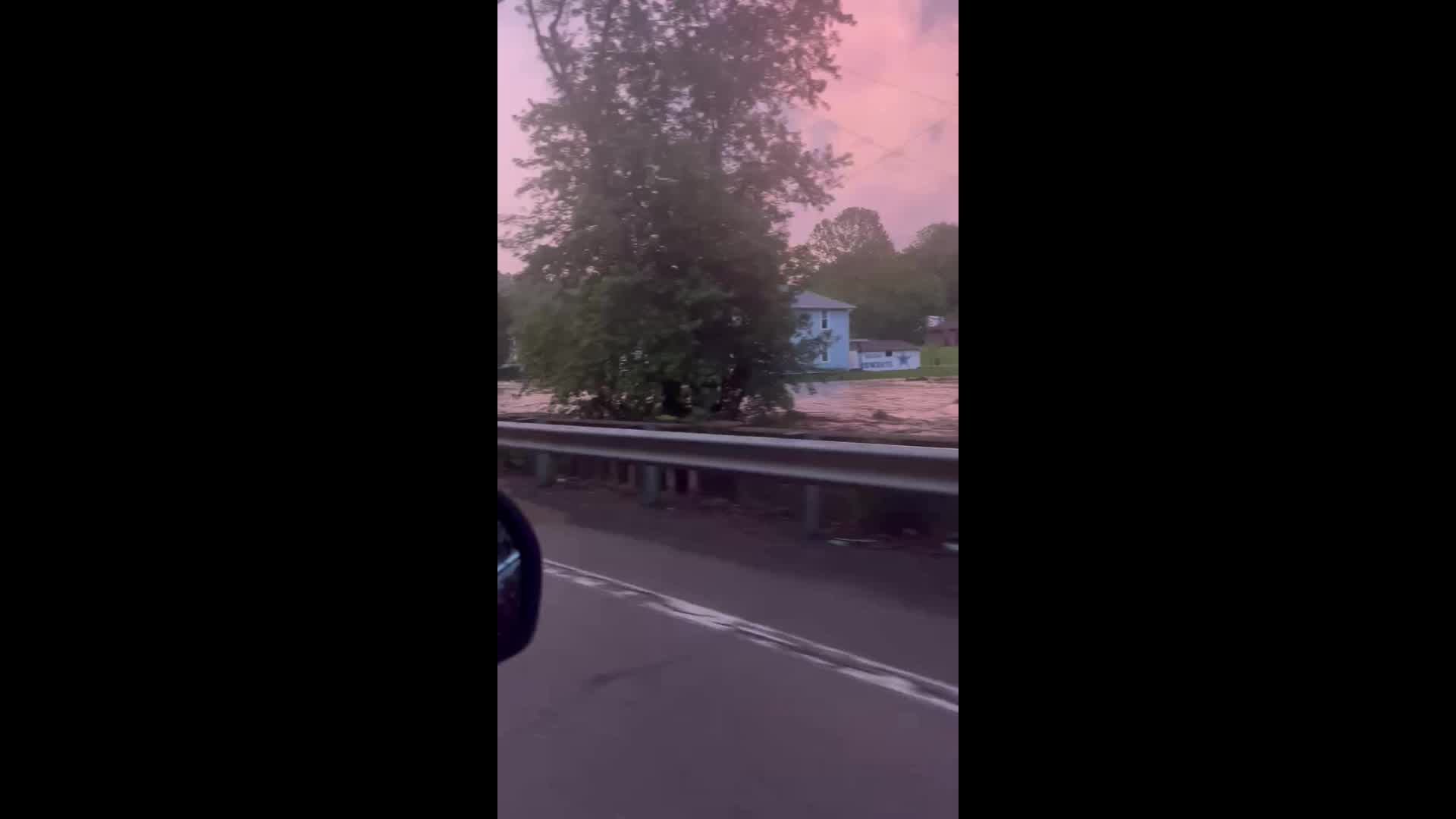 National Road Flooding June 14, 2025 no audio – WTRF