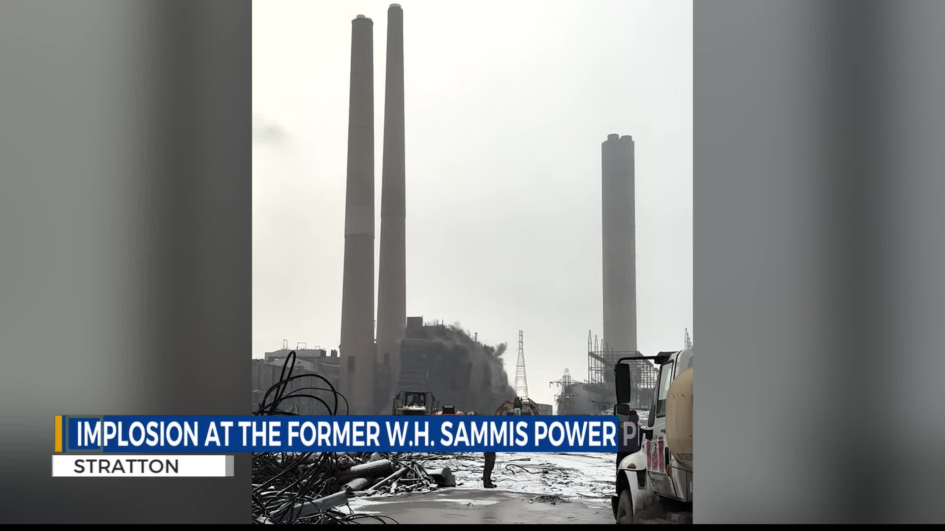 Implosion brings down part of former Sammis Power Plant in Stratton – WTRF