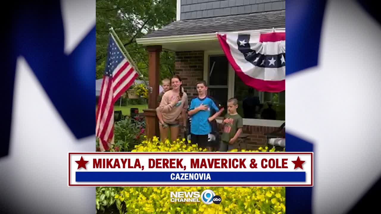 The Daily Pledge – Mikayla, Derek, Maverick, and Cole from Cazenovia – WSYR